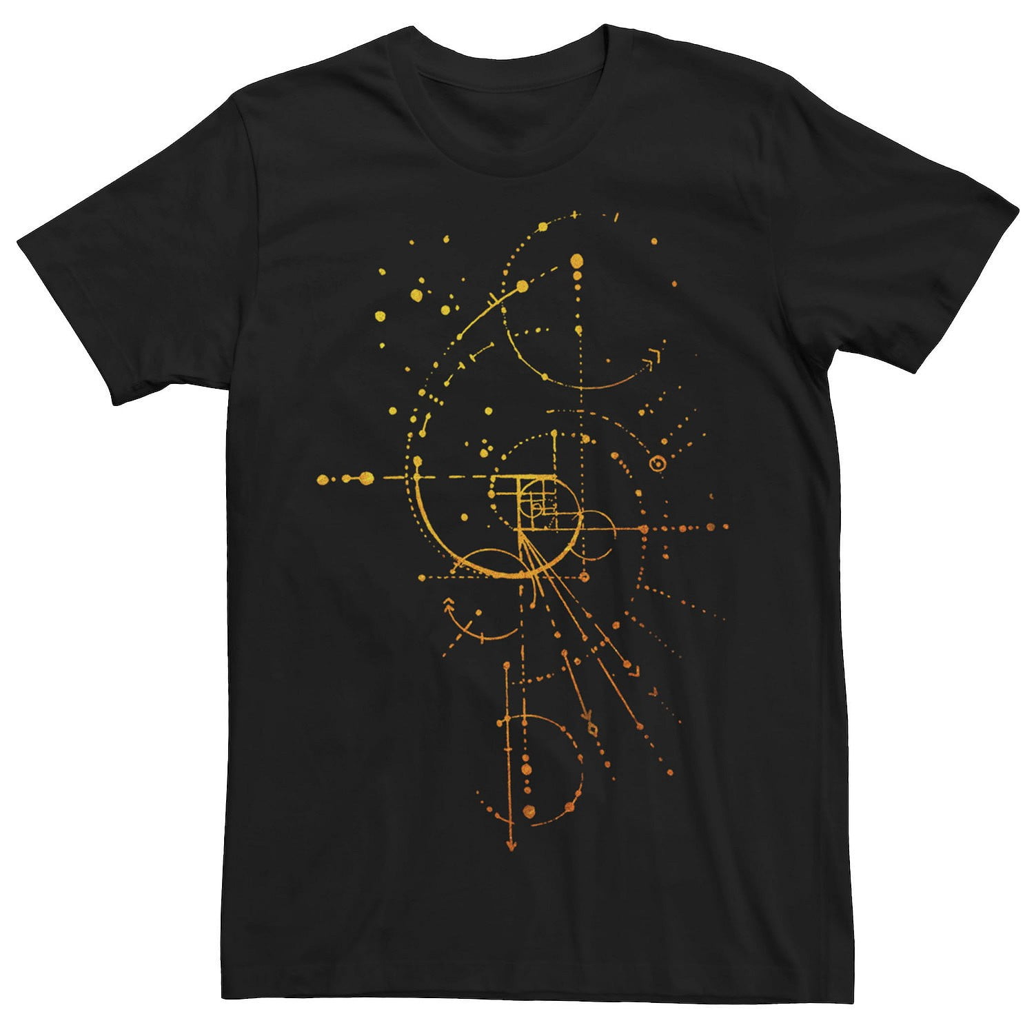 Men's Sparkle Golden Ratio Graphic Tee - Walmart.com