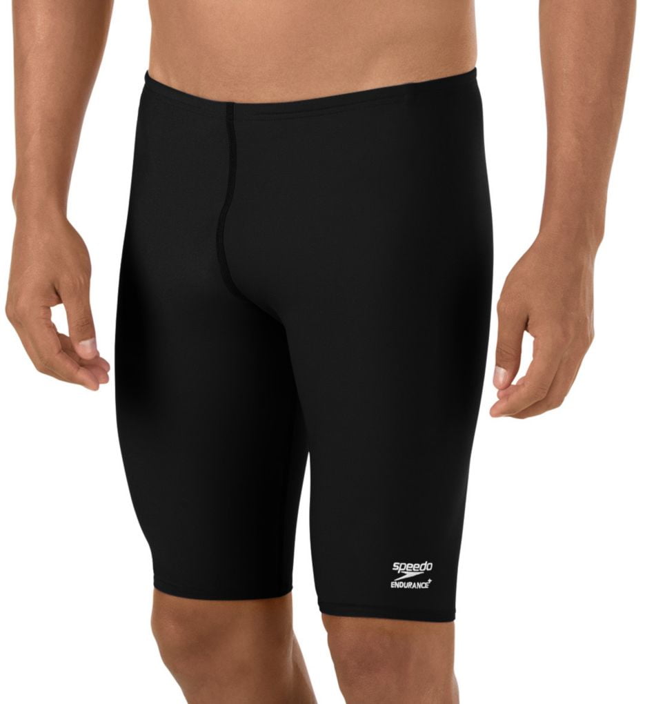 Speedo Men's Swimsuit 805014 Endurance Jammer, Black, 34 Waist Size ...