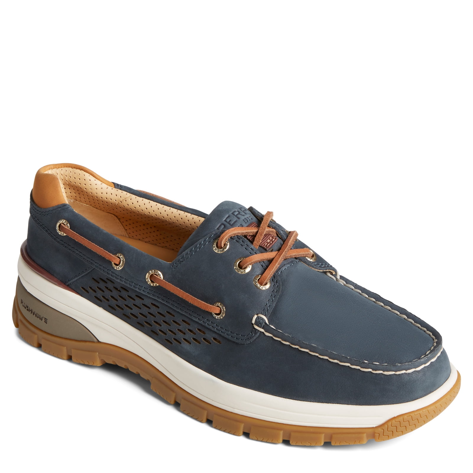 Men's Sperry, Gold Cup Billfish Plushwave Boat Shoe - Walmart.com