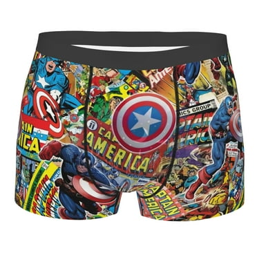 Marvel Kawaii Avengers Superheroes Men's Male Boxer Shorts 17KW001MBXYT ...