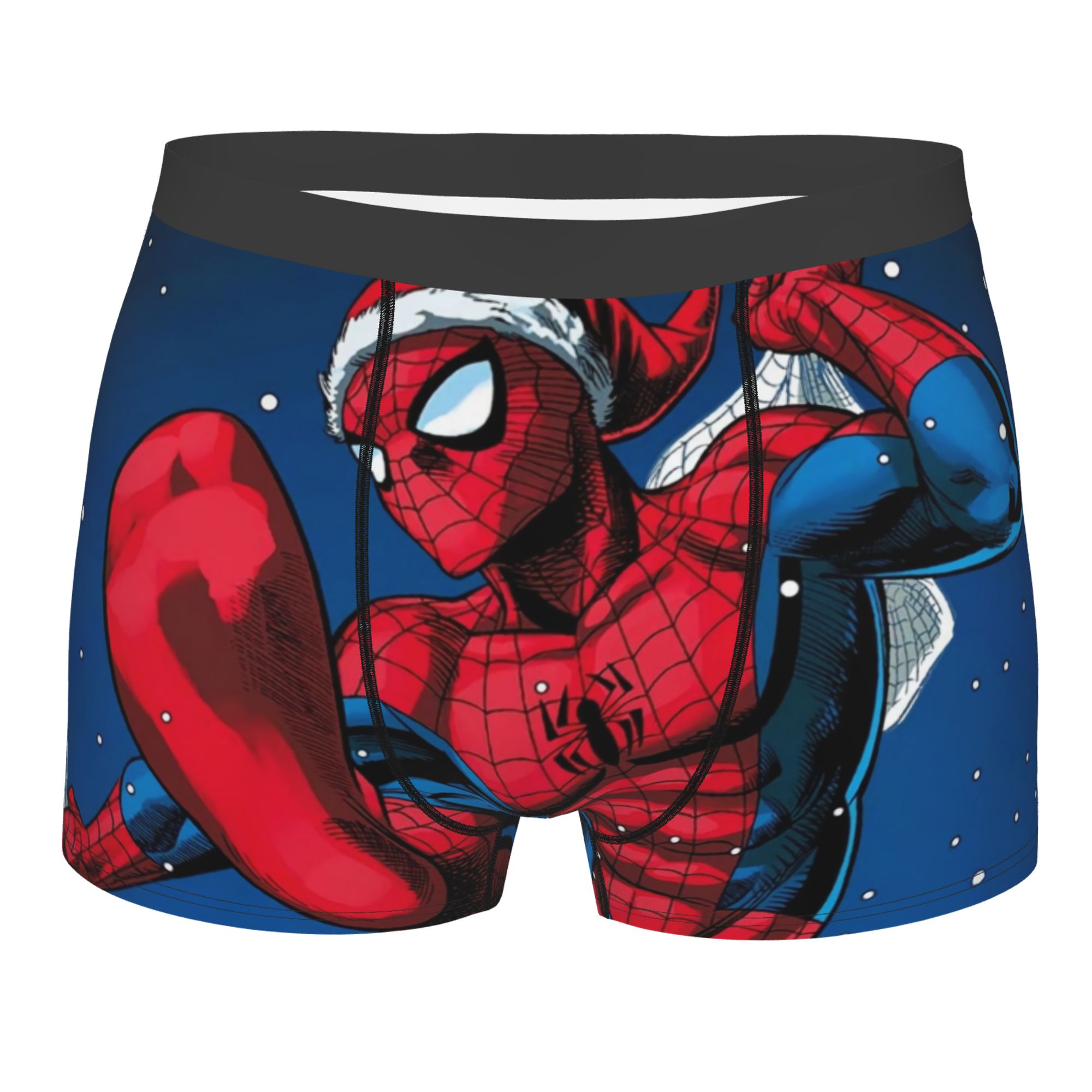 Men's Spider-Man - Swinging into The Holidays Boxer Briefs Funny Boxer ...