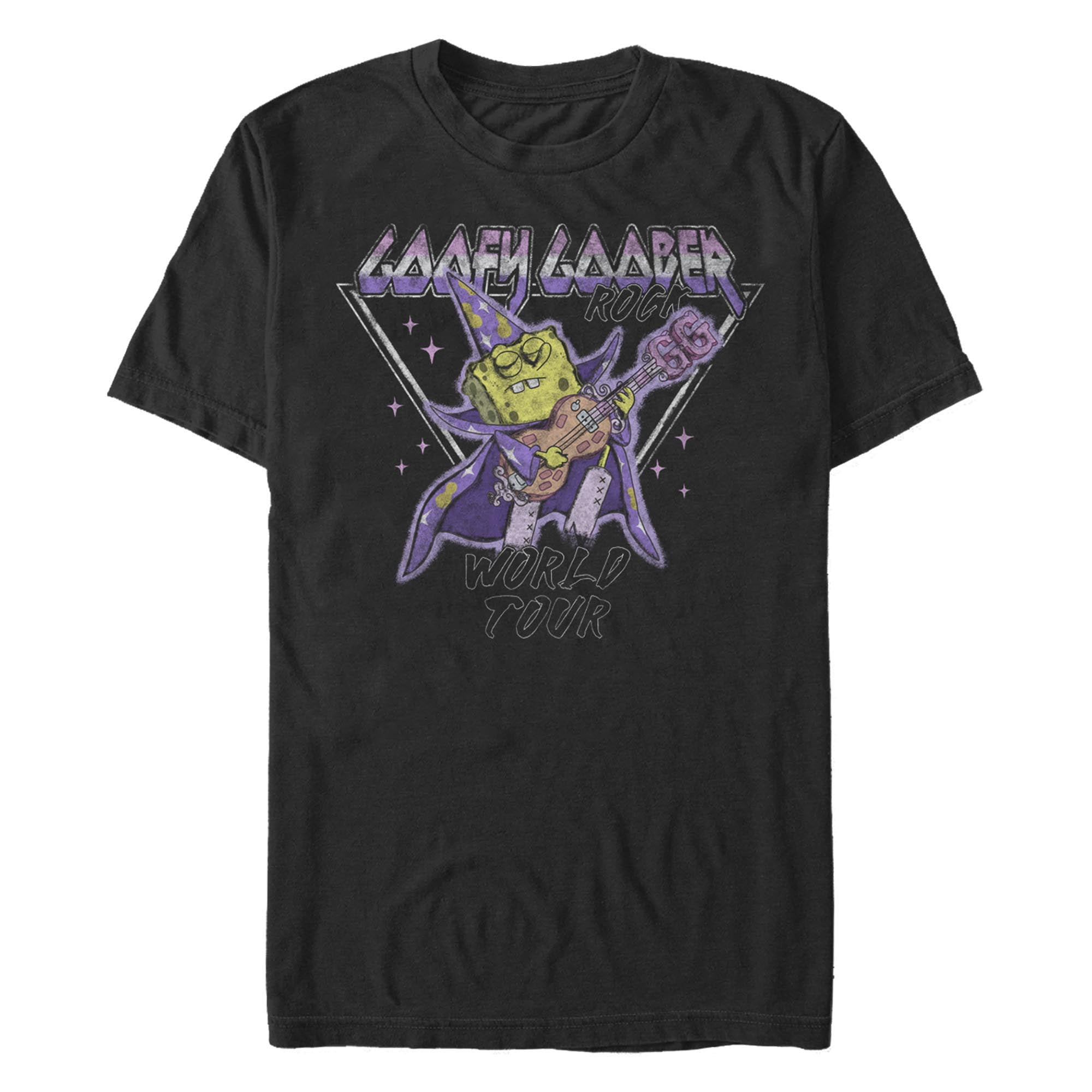 Men's SpongeBob SquarePants Goofy Goober World Tour Graphic T-Shirt ...