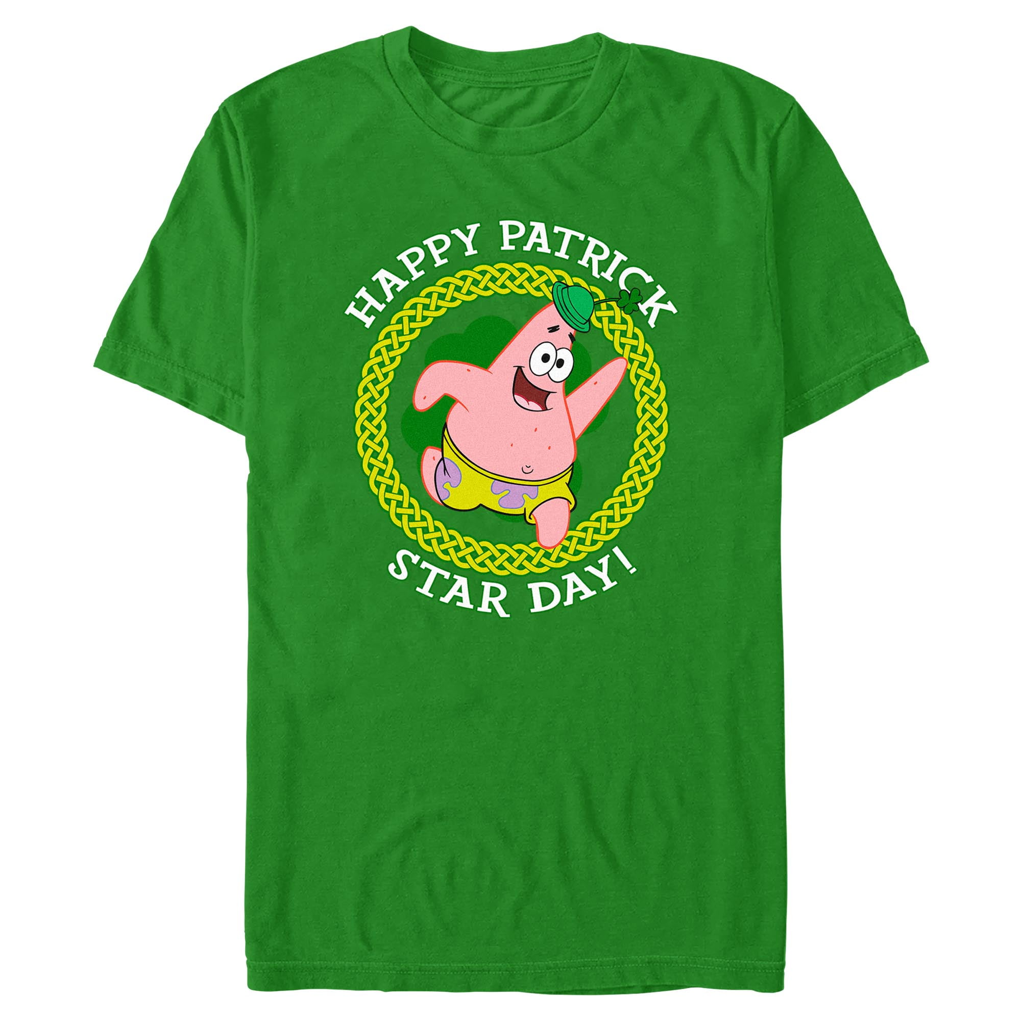Men's SpongeBob SquarePants Happy Patrick Star Day Graphic T-Shirt ...