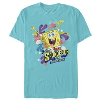 SpongeBob Squarepants Character Face T-Shirt, Adult Size, 100% Cotton ...
