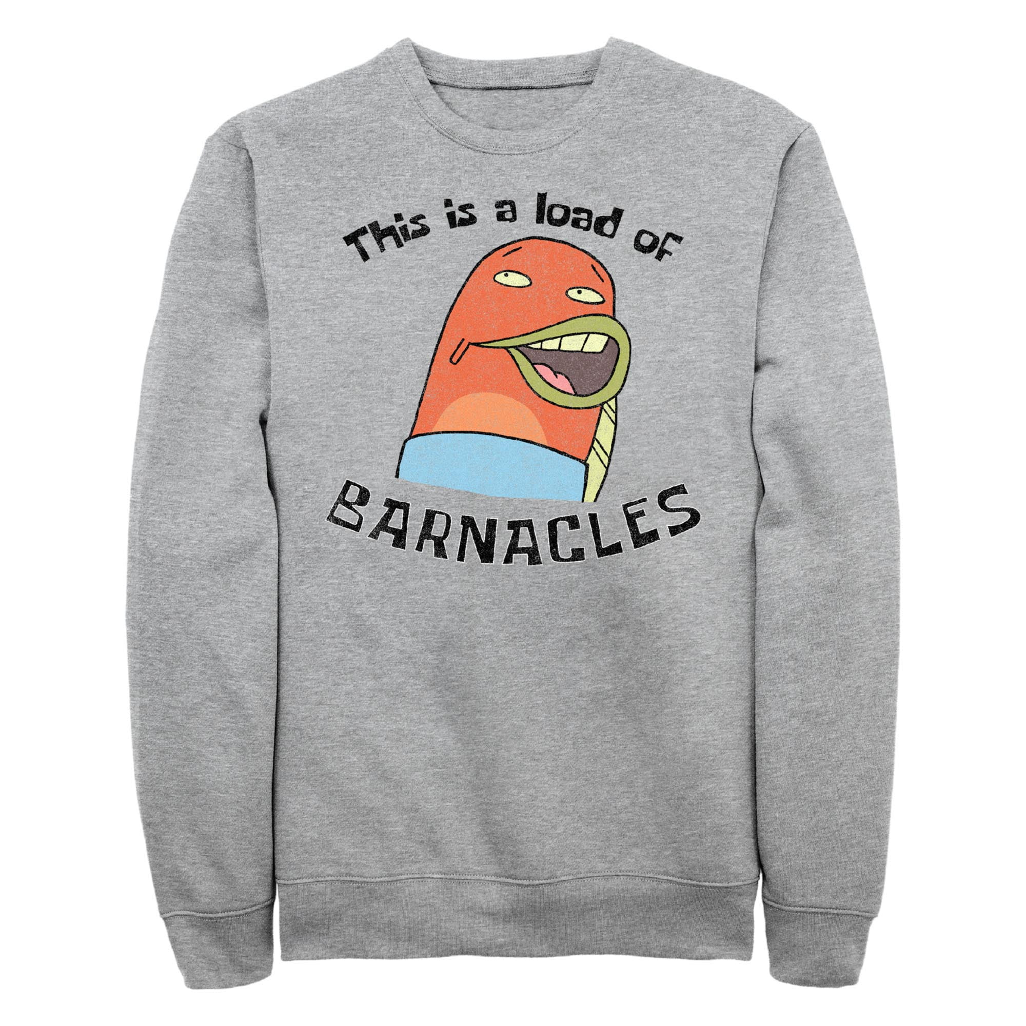 Men's SpongeBob SquarePants This Is A Load of Barnacles Sweatshirt ...