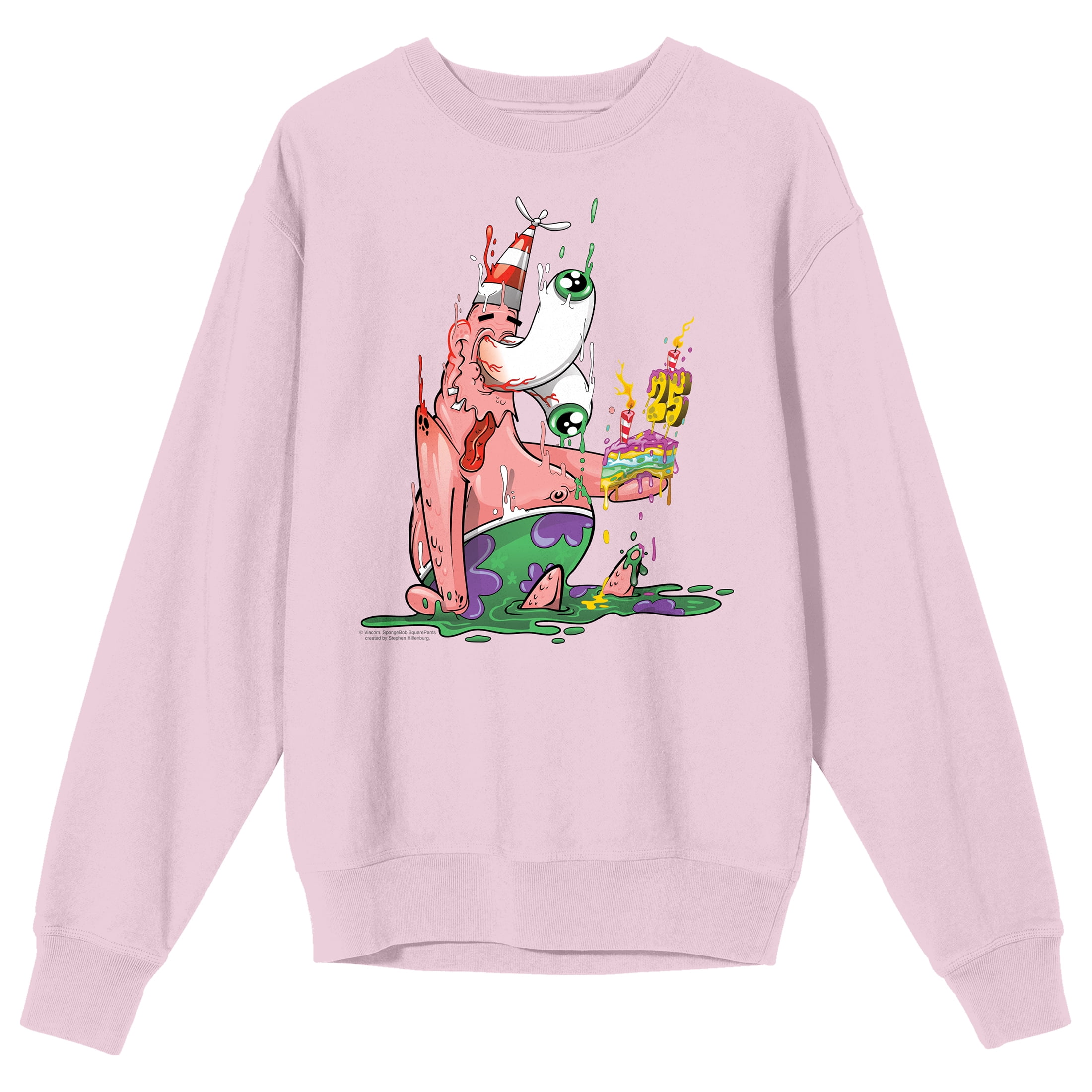 Spongebob Squarepants Patrick Star Slime Pink Star Fish Melting Slice ...