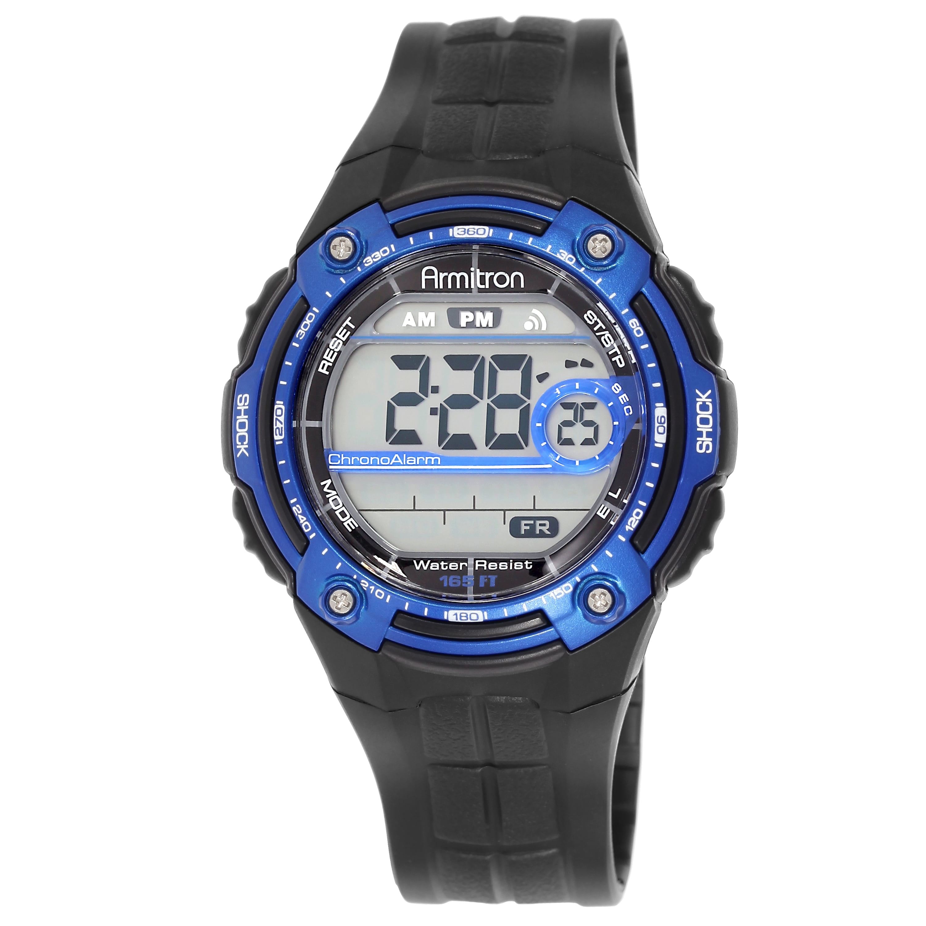 Men's Sport Blue Round Watch - Walmart.com