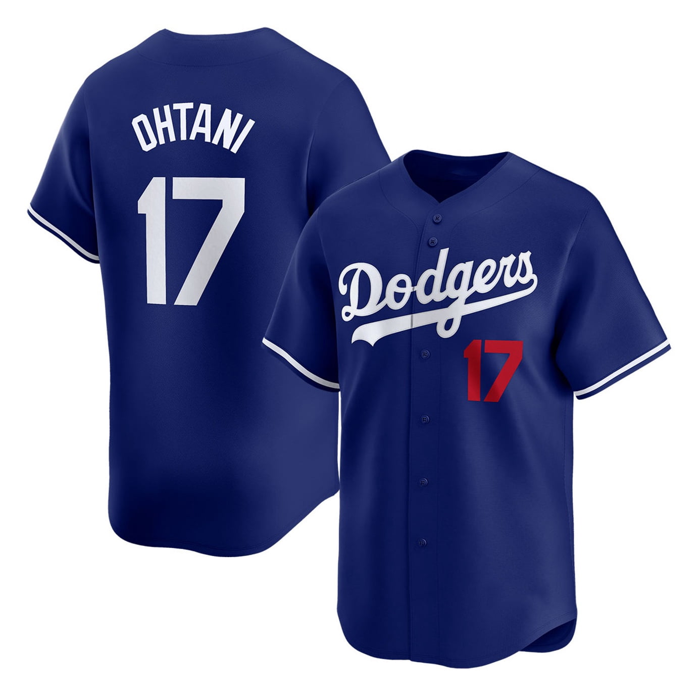 Men's Sport Tops Los Angeles D 17 Ohtani Royal (8) V-Neck Team Player ...