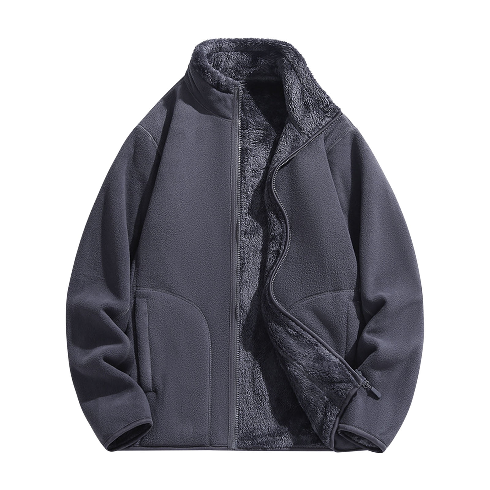 Men's Spring Autumn Lightweight Outdoor Jacket - Slim/Loose Fit Stand ...