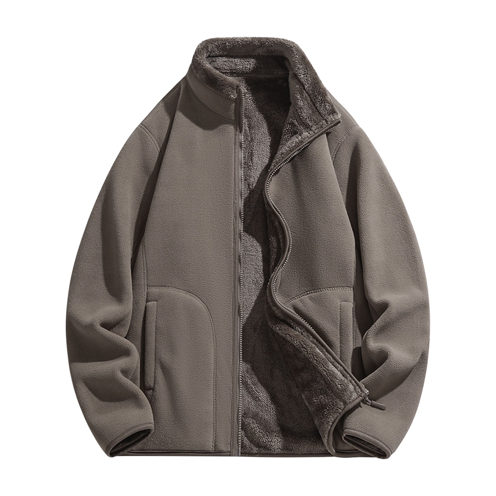 Men's Spring Autumn Lightweight Outdoor Jacket - Slim/Loose Fit Stand ...