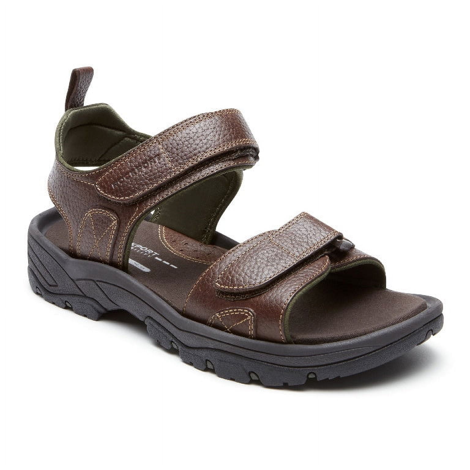 Springboro Men's Rocklake Sandals, Leather, Adjustable Straps ...