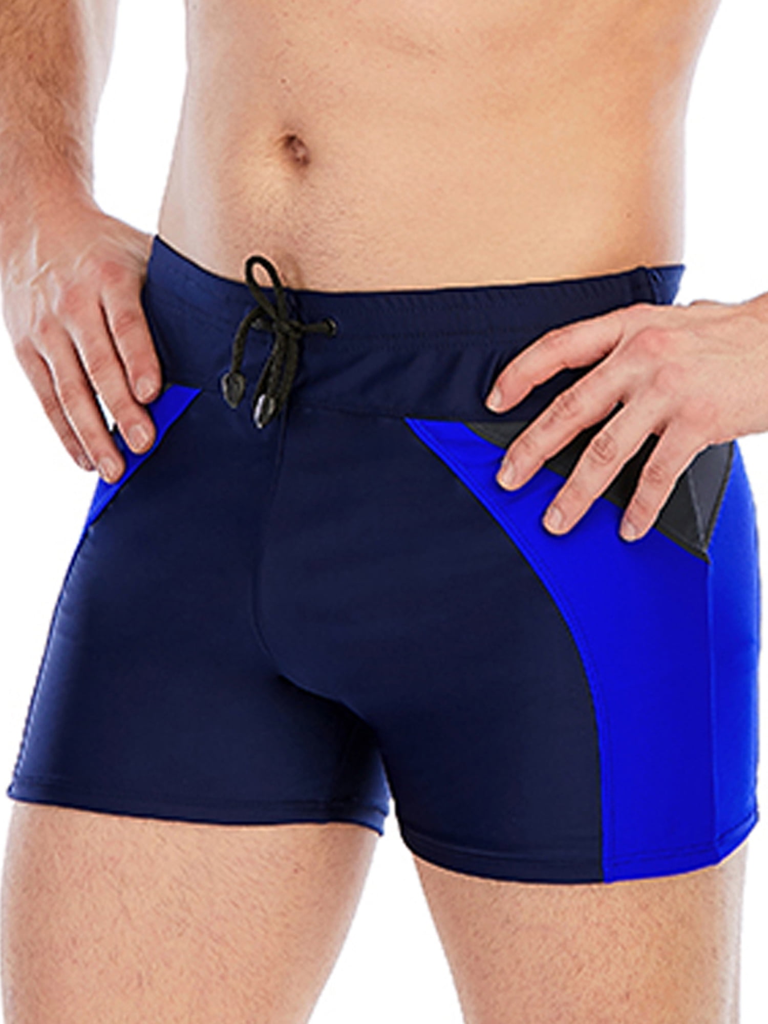 Men's Square Leg Swim Briefs Swimsuit Athletic Swimwear Bathing Suit ...