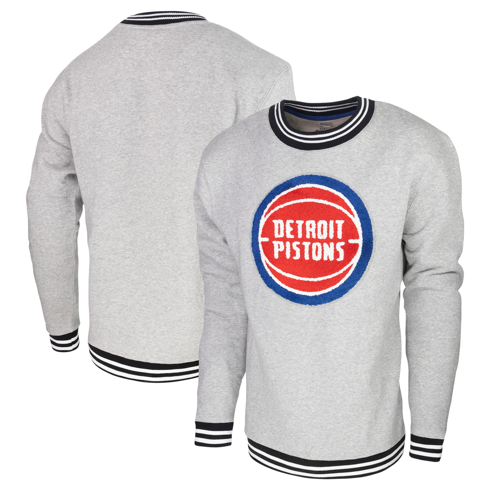 Men's Stadium Essentials Heather Gray Detroit Pistons Club Level ...