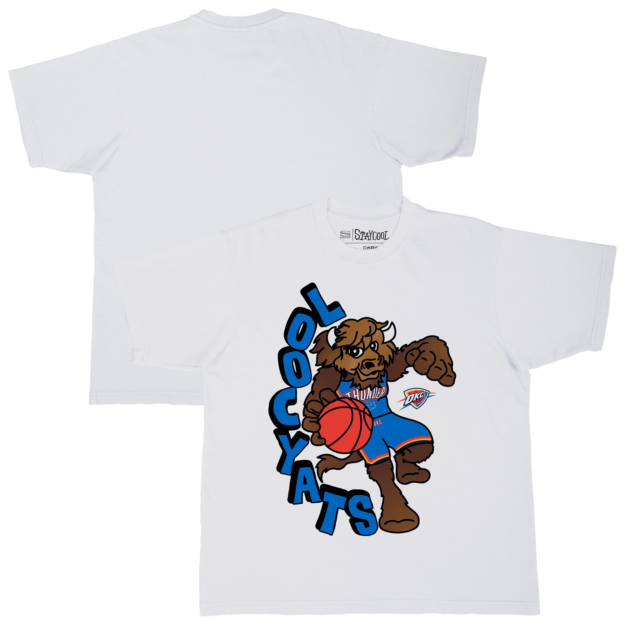 Men's Stadium Essentials White Oklahoma City Thunder NBA x Staycool ...