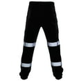 Men's Stain Resistant Enhanced Visibility Flat Front Work Pants High ...