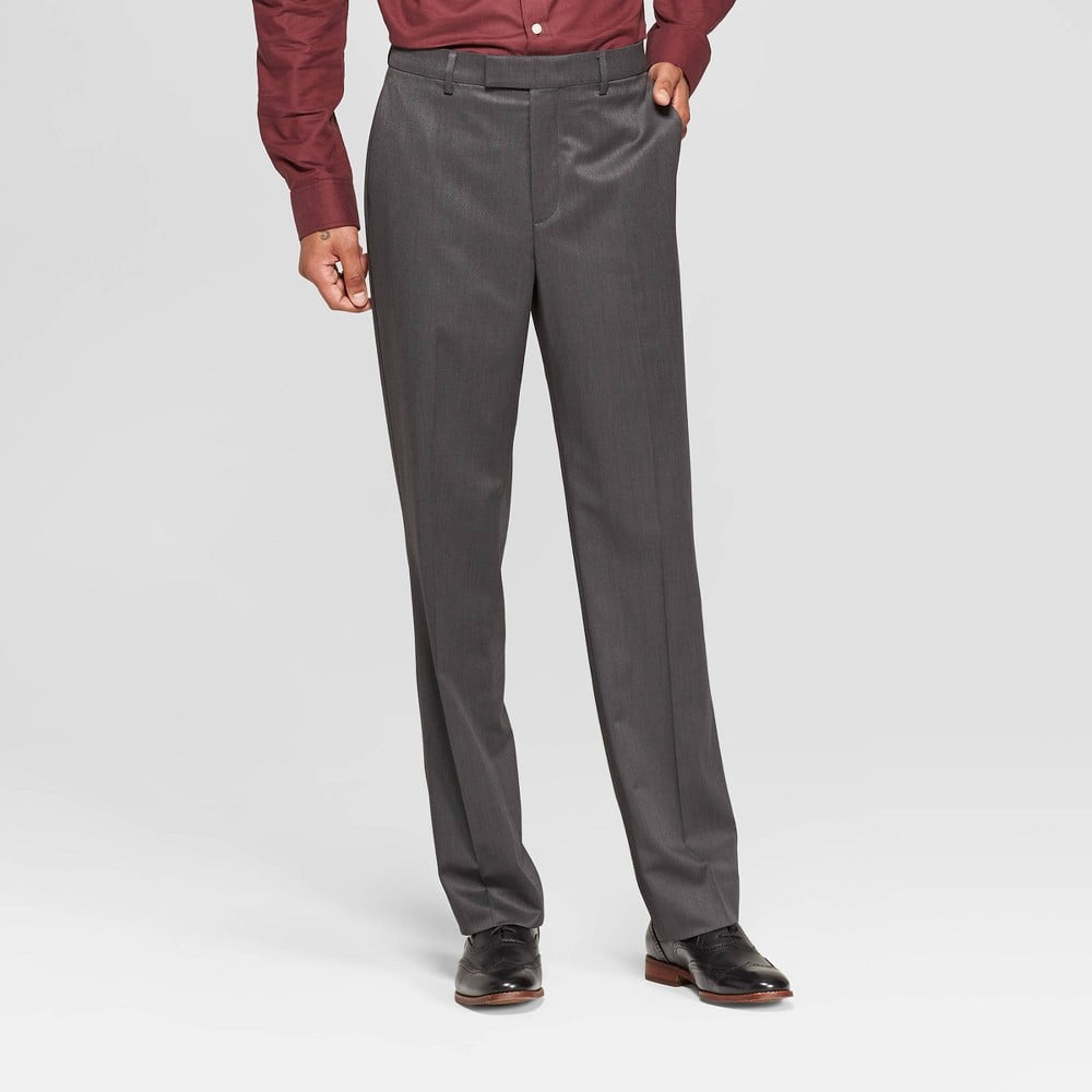 Men's Standard Fit Suit Pants - Goodfellow & Co Dark Gray 34x34 ...