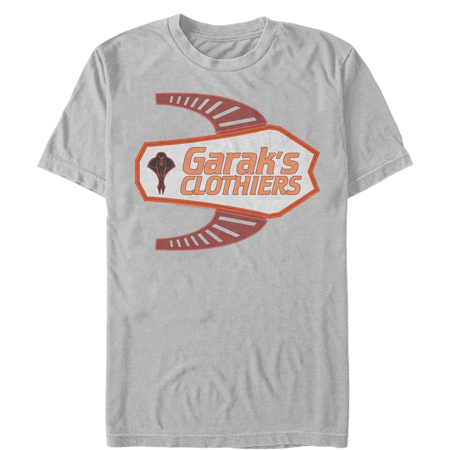 Men's Star Trek: Deep Space Nine Garak's Clothiers Logo Graphic Tee ...