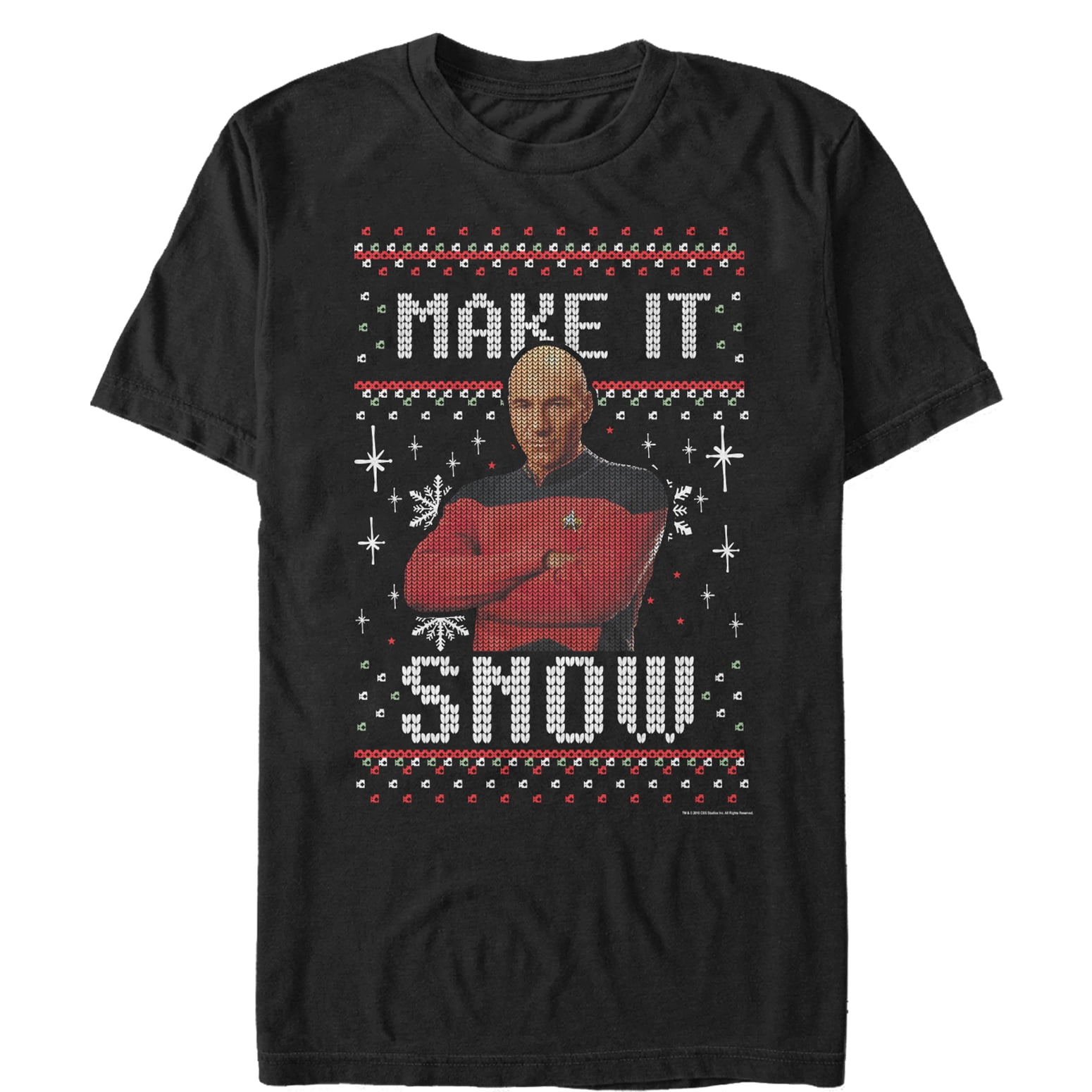 Men's Star Trek: The Next Generation Captain Picard Make It Snow ...