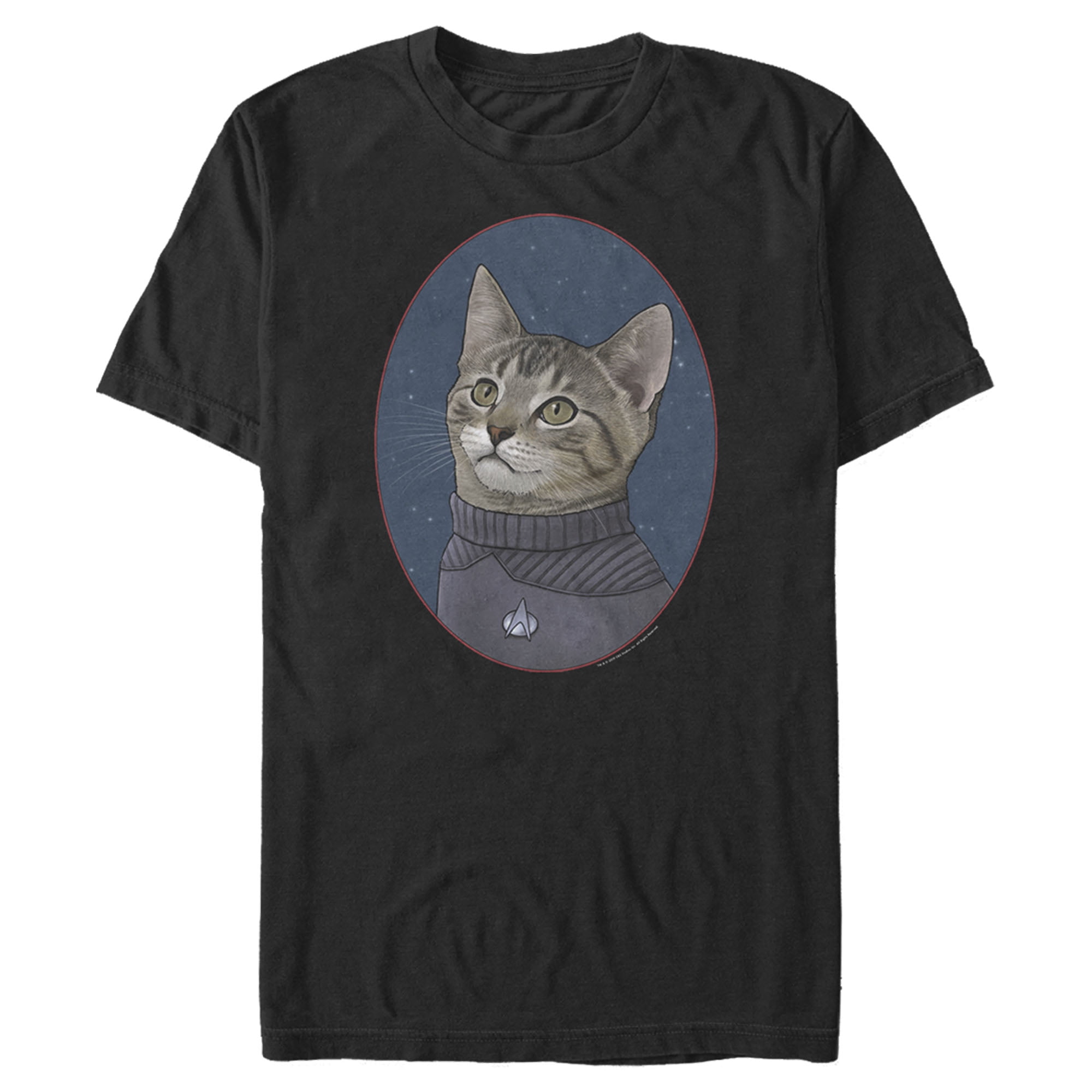 Men's Star Trek: The Next Generation Officer Wesley Crusher Cat Graphic ...