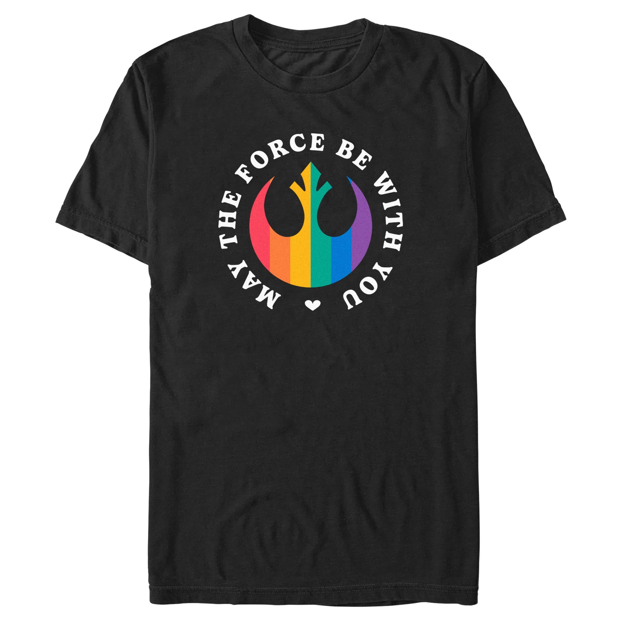 Men's Star Wars: A New Hope LGBTQIA+ Pride Rainbow Rebel Alliance ...