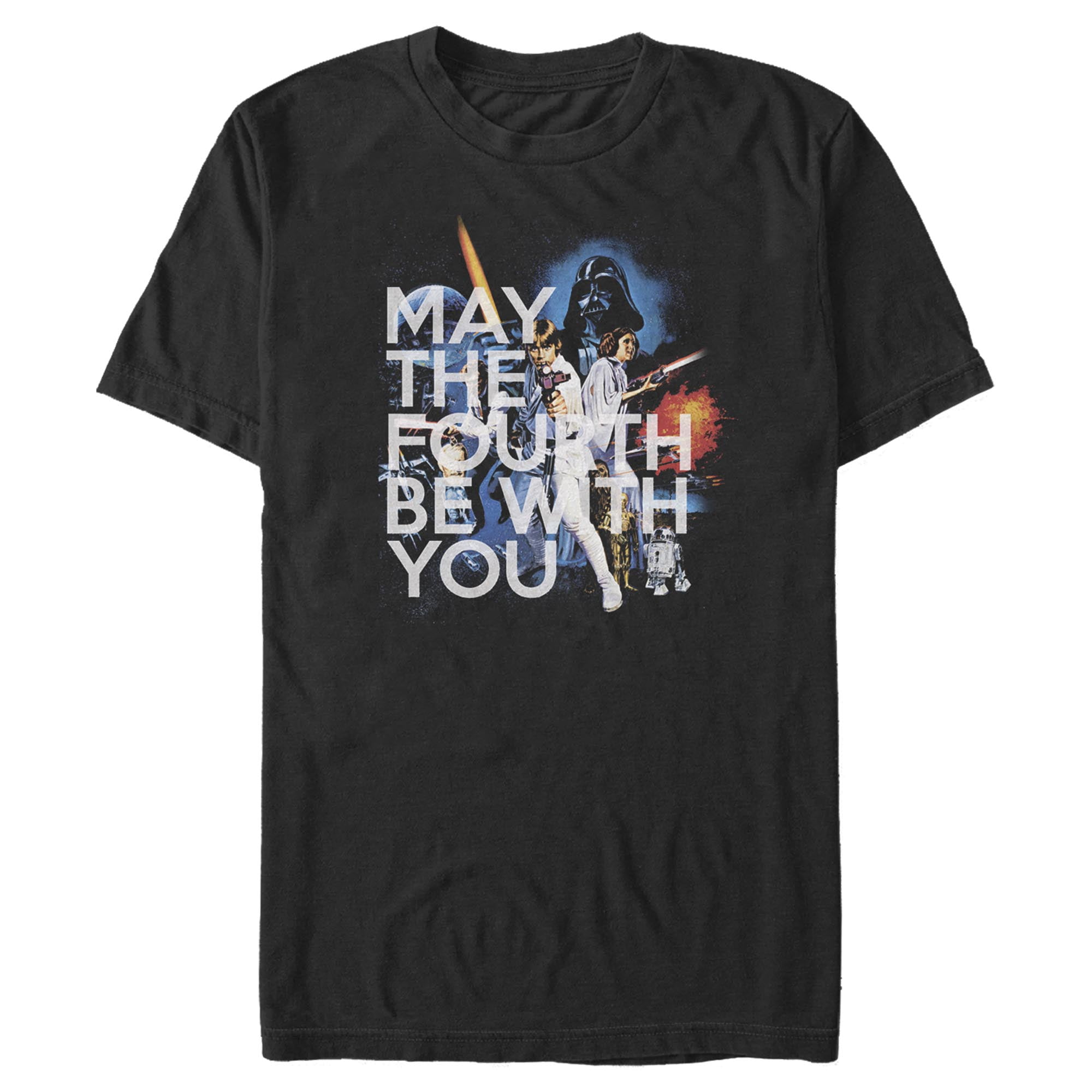 Men's Star Wars: A New Hope May the Fourth Classic Scene Graphic T ...