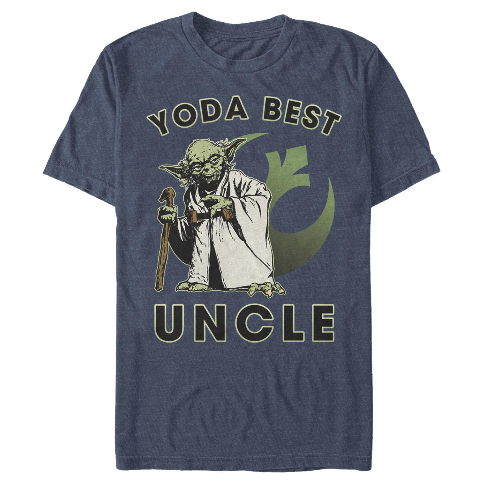 Men's Star Wars: A New Hope Yoda Best Uncle Graphic T-Shirt - Walmart.com