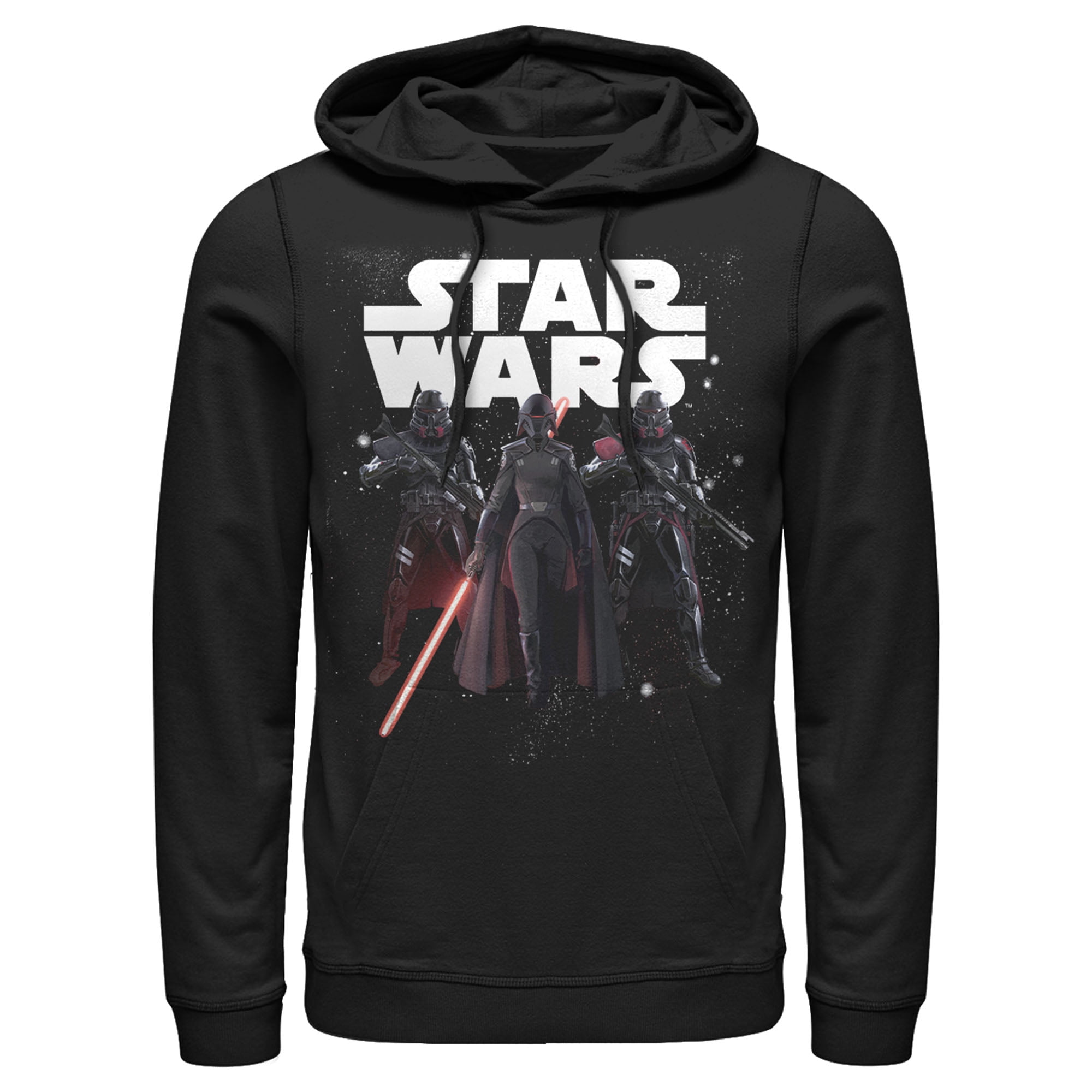 Men's Star Wars Jedi: Fallen Order Starry Inquisitor Pull Over Hoodie ...