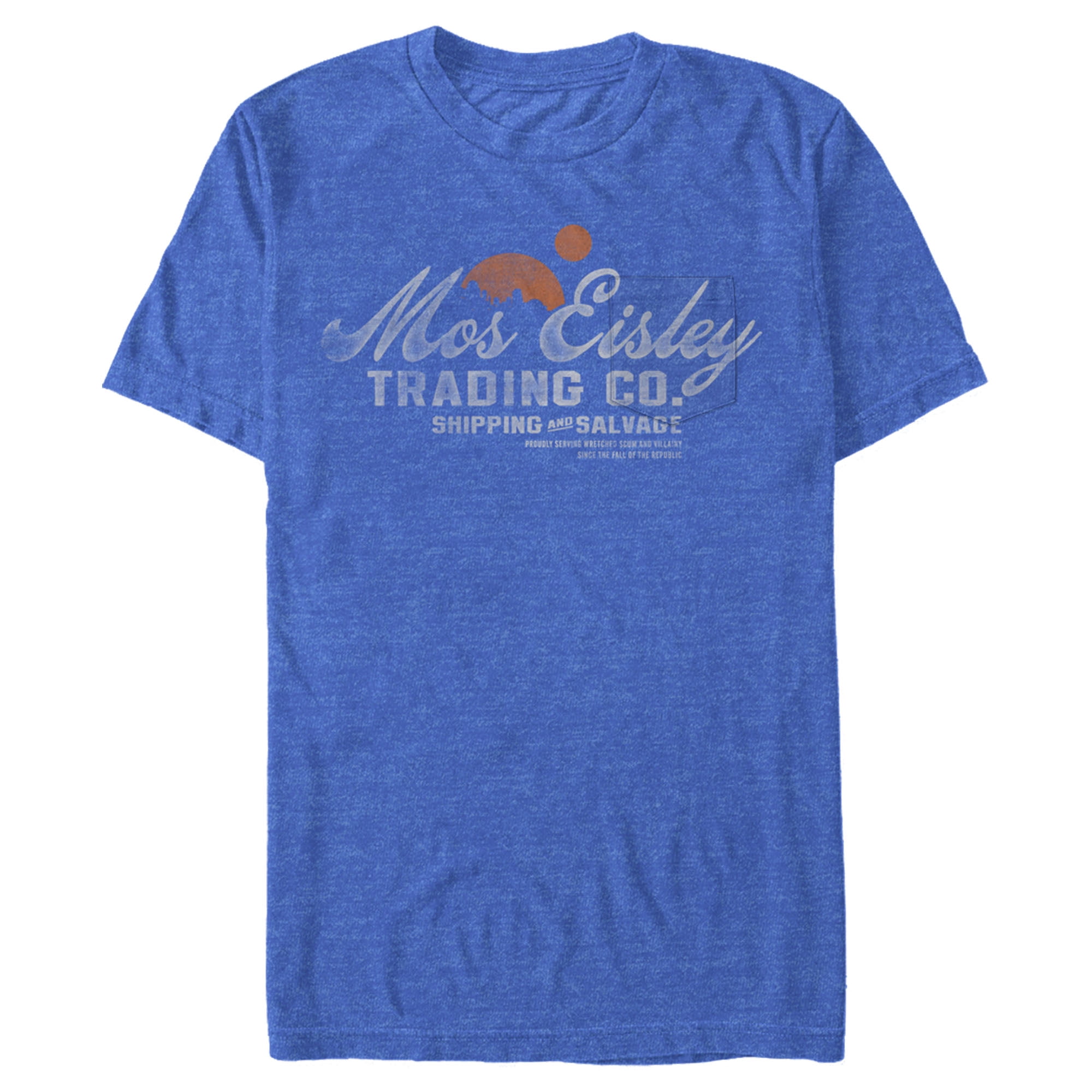 Men's Star Wars Mos Eisley Trading Company Logo Graphic Tee Royal Blue Heather 2X Large ...