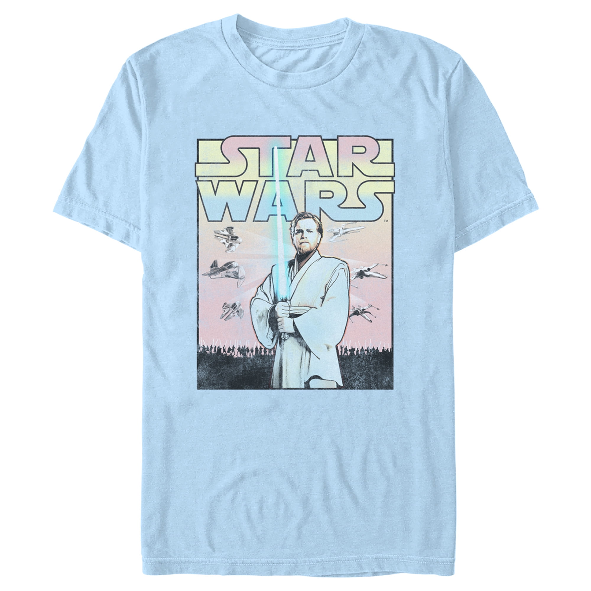 Men's Star Wars: Revenge of the Sith Pastel Obi-Wan Kenobi Graphic Tee ...