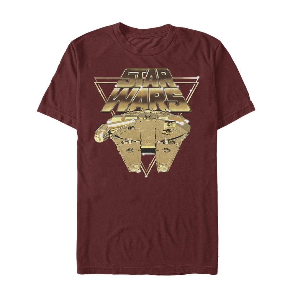 Men's Star Wars The Last Jedi Millennium Falcon Pixel Graphic Tee ...