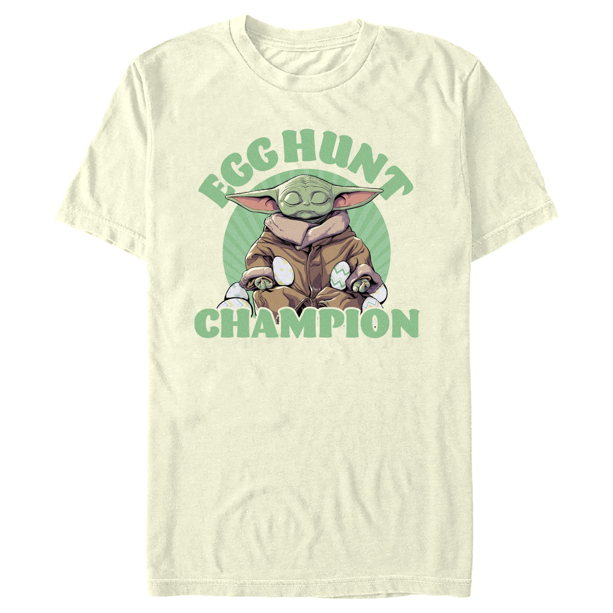 Men's Star Wars: The Mandalorian Easter Grogu Egg Hunt Champion Graphic ...