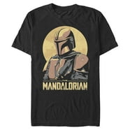 Men's Star Wars: The Mandalorian Cosmic Mando Graphic Tee Black Large ...
