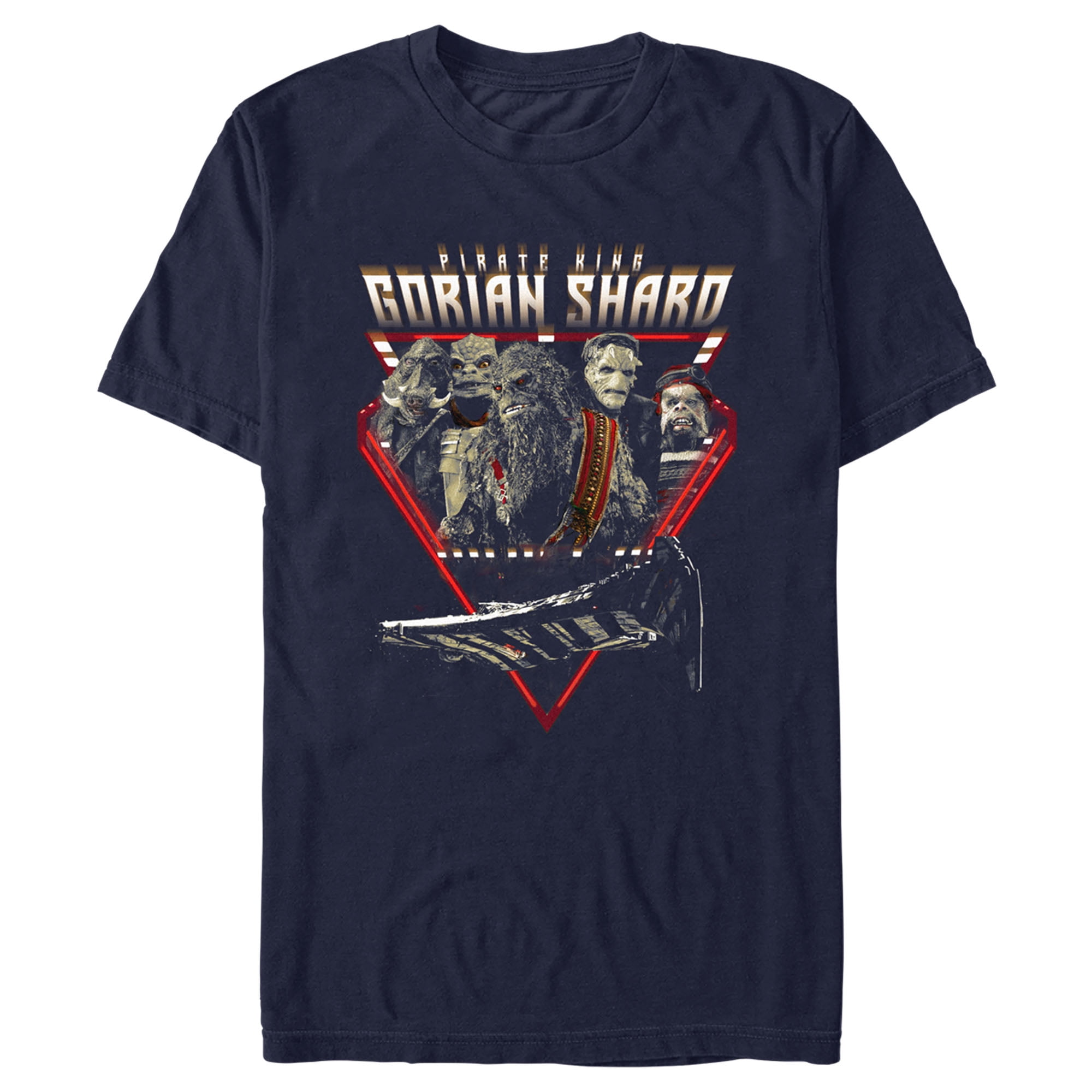Men's Star Wars: The Mandalorian Pirate King Gorian Shard Graphic Tee ...