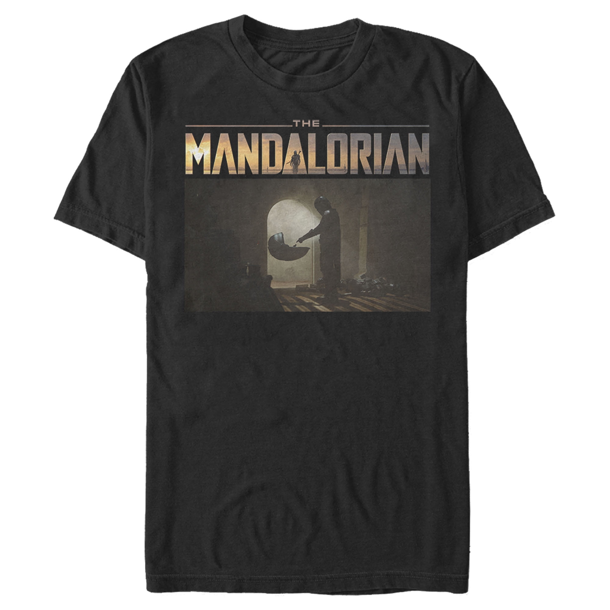 Men's Star Wars: The Mandalorian The Child Bounty Logo Silhouette ...