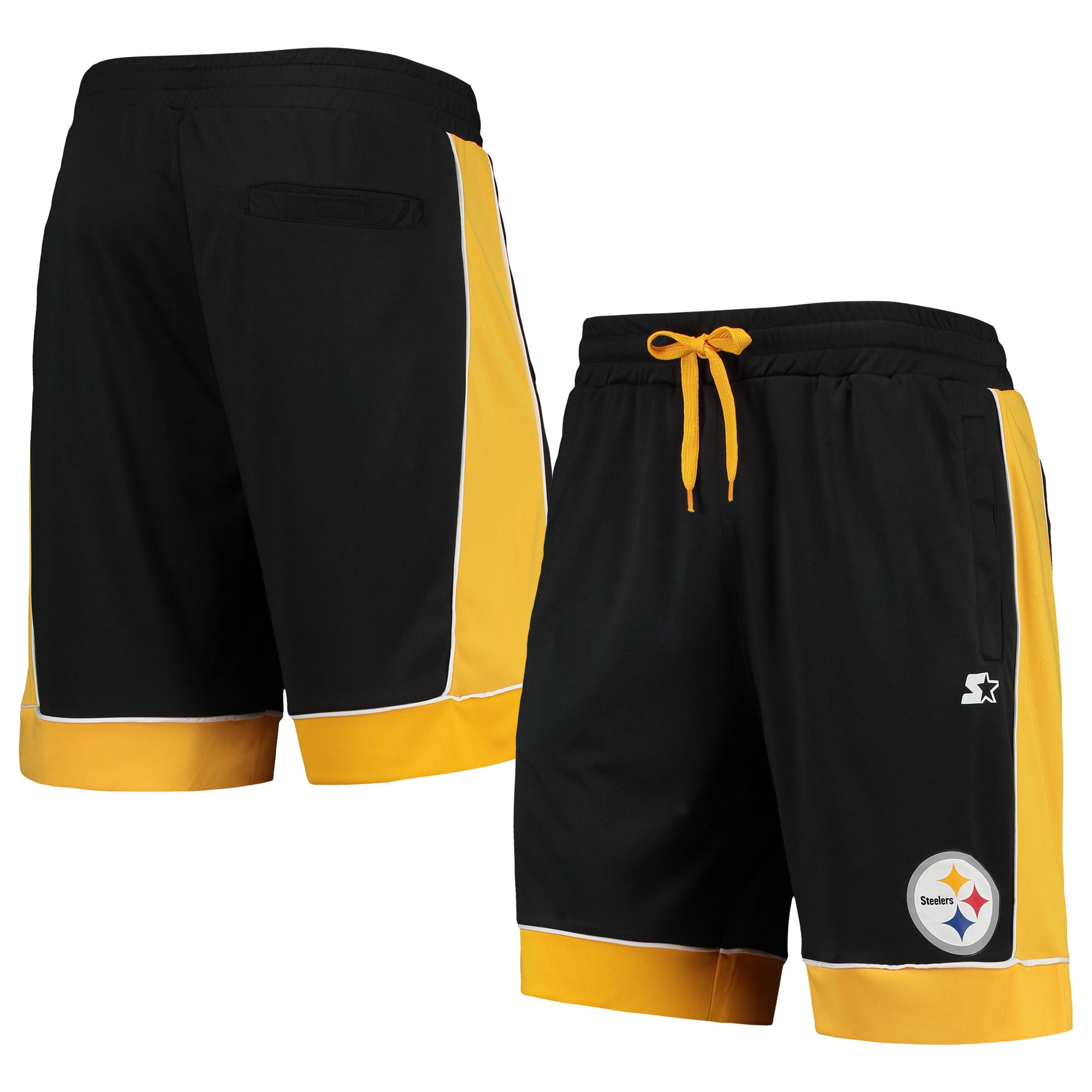 Men's Starter Black/Gold Pittsburgh Steelers Fan Favorite Fashion ...