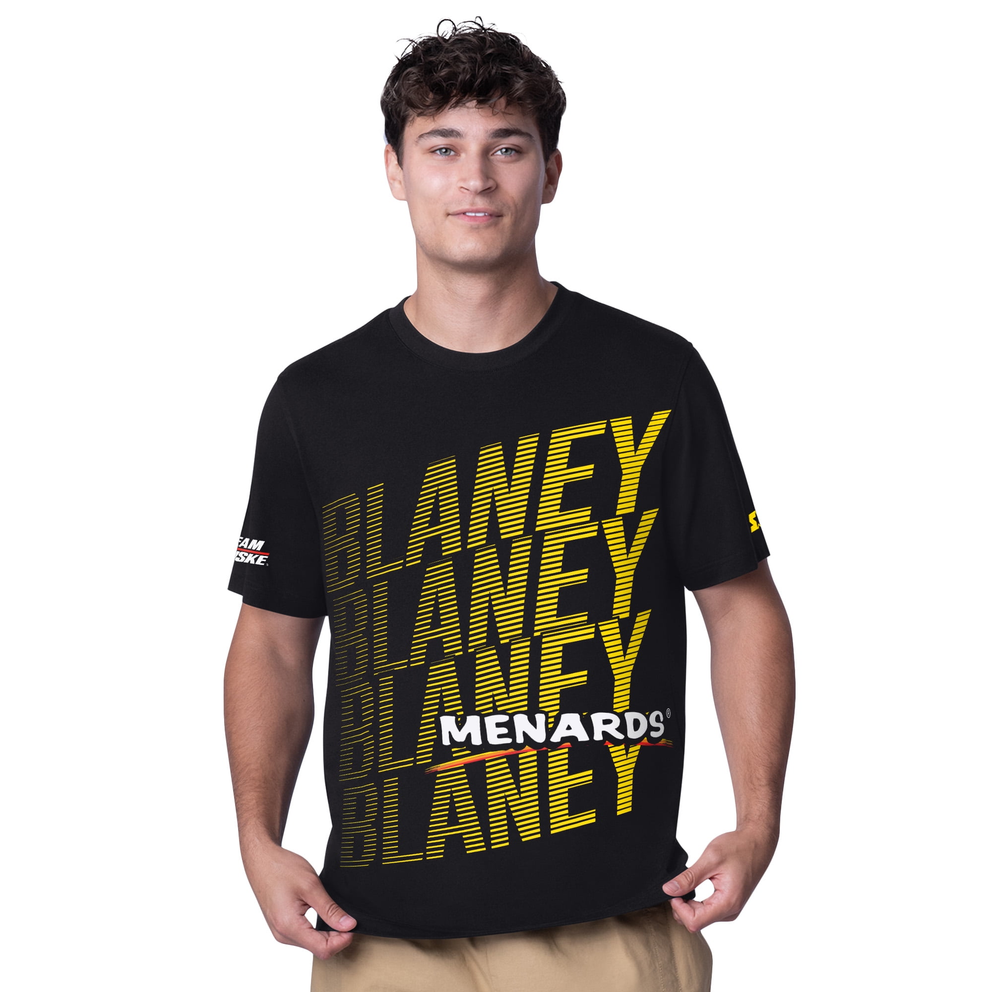 Men's Starter Black Ryan Blaney Menards All Star Extreme T-Shirt ...