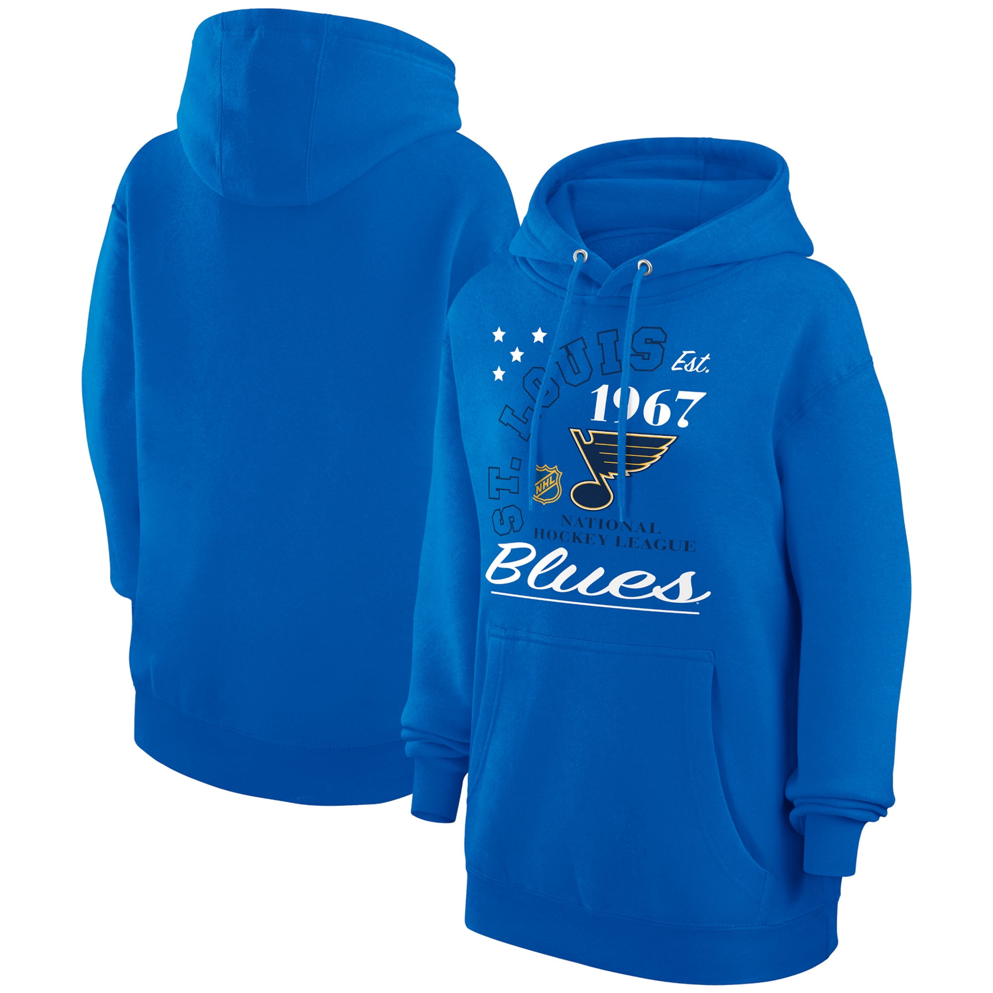 Men's Starter Blue St. Louis Blues Arch City Team Graphic Fleece ...