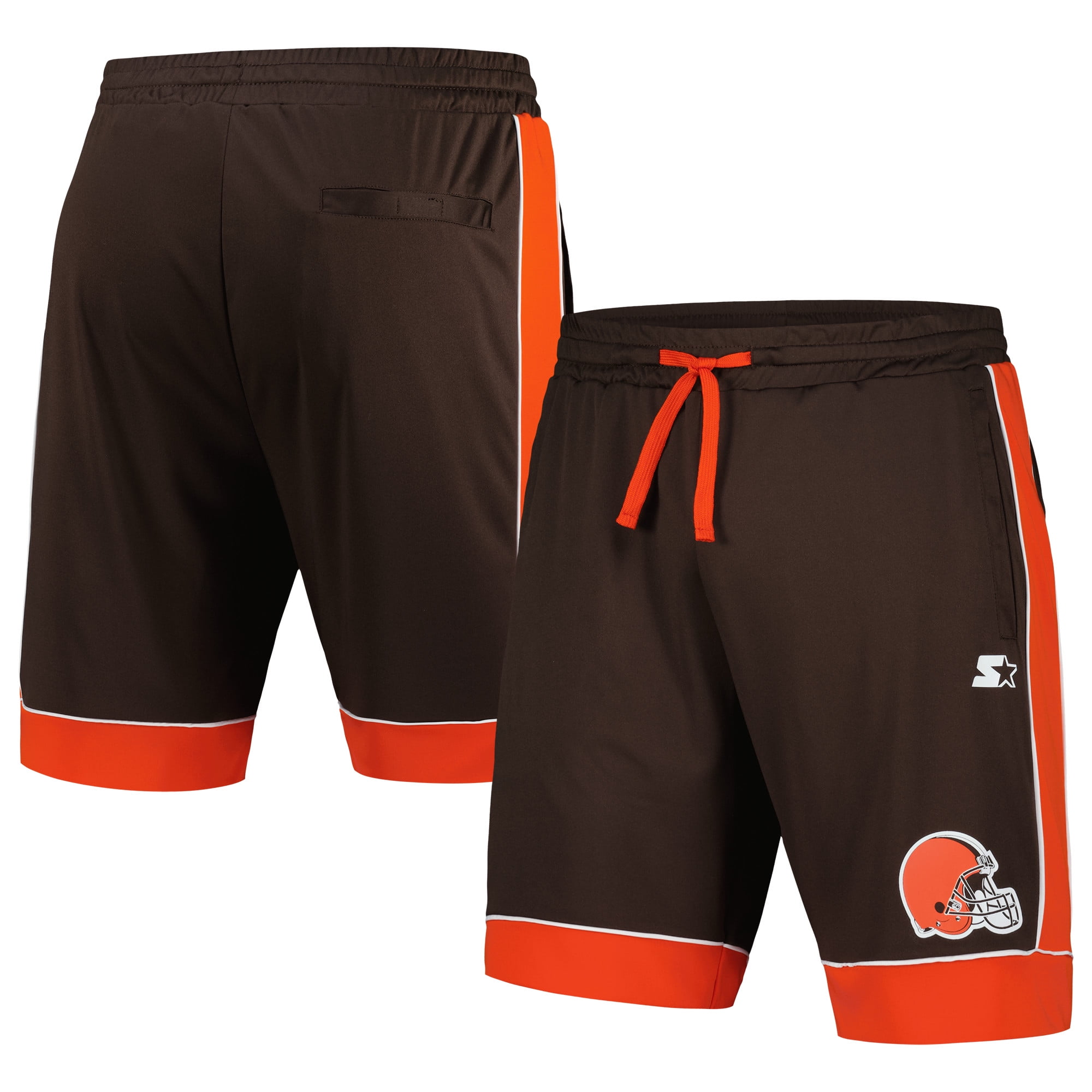 Men's Starter Brown/Orange Cleveland Browns Fan Favorite Fashion Shorts ...