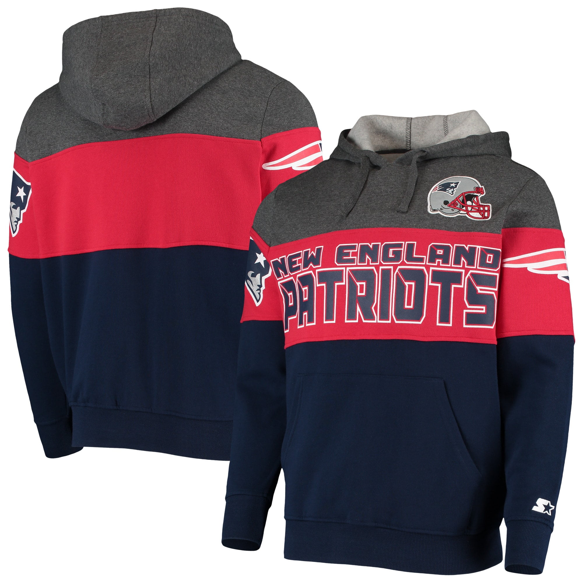 Men's Starter Heathered Gray/Red New England Patriots Extreme ... Men's Starter Heathered Gray/Red New England Patriots Extreme ...