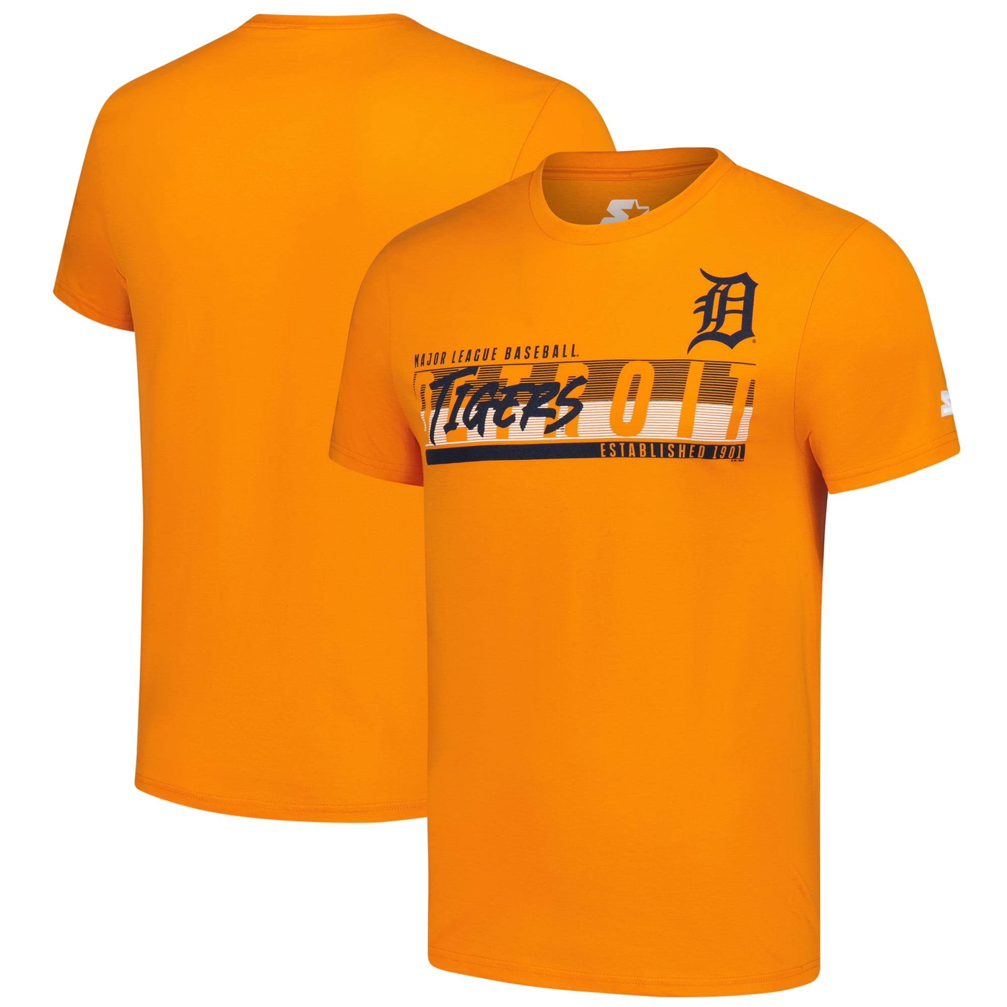 Men's Starter Orange Detroit Tigers Prime Time Team T-Shirt - Walmart.com