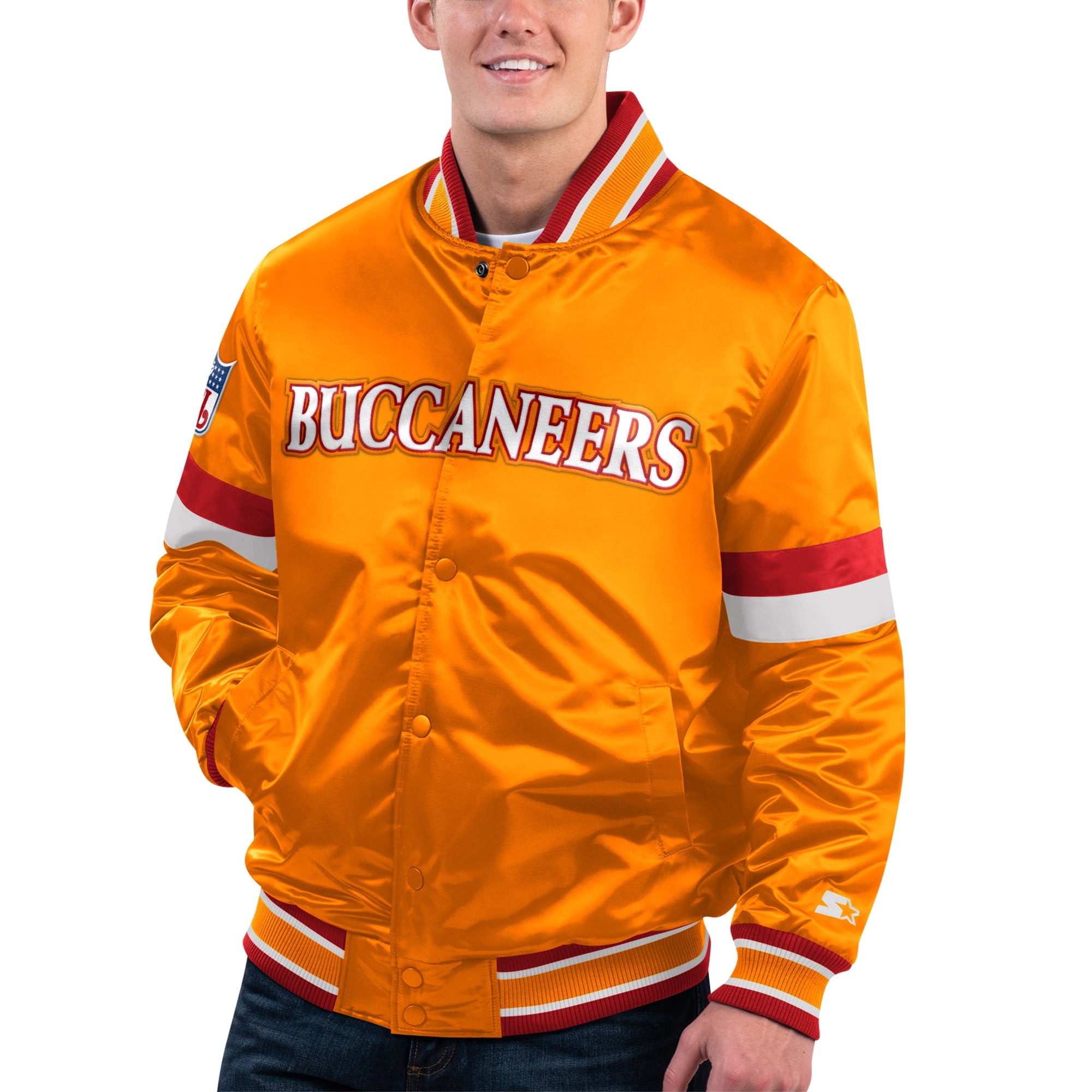 Men's Starter Orange Tampa Bay Buccaneers Gridiron Classics Home Game ...