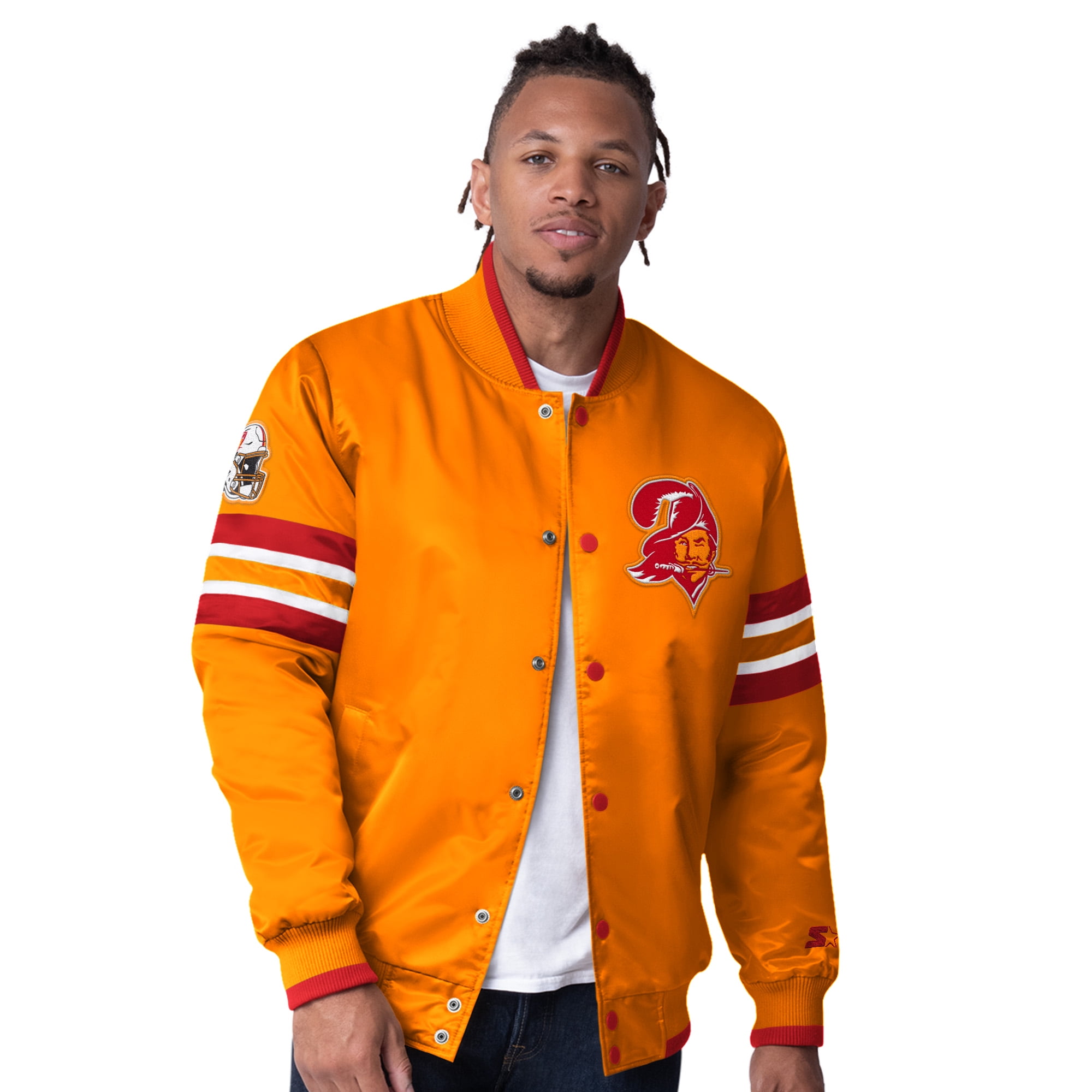 Men's Starter Orange Tampa Bay Buccaneers Vintage Logo Scout I Full ...