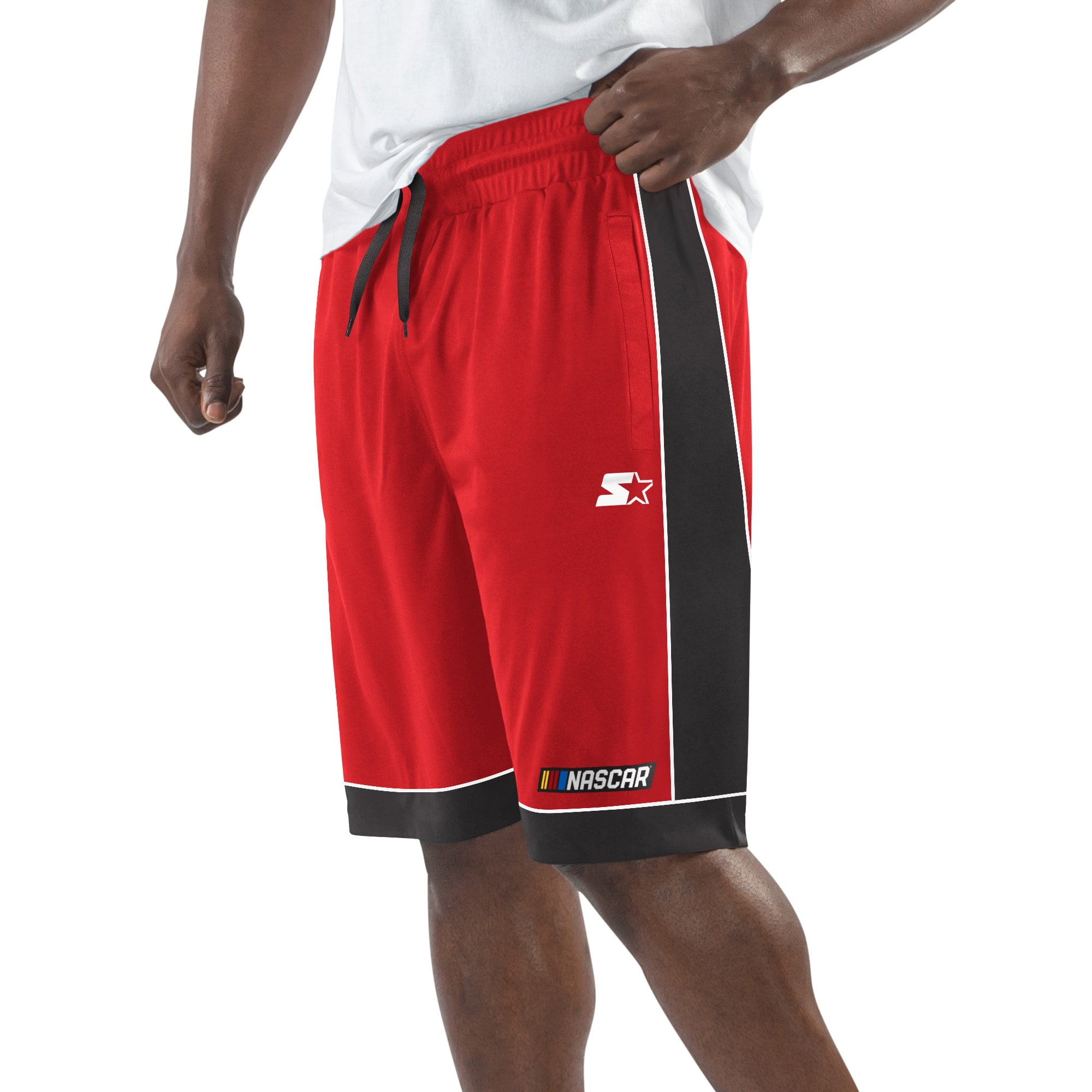 Men's Starter Red NASCAR Fan Favorite Shorts - Walmart.com