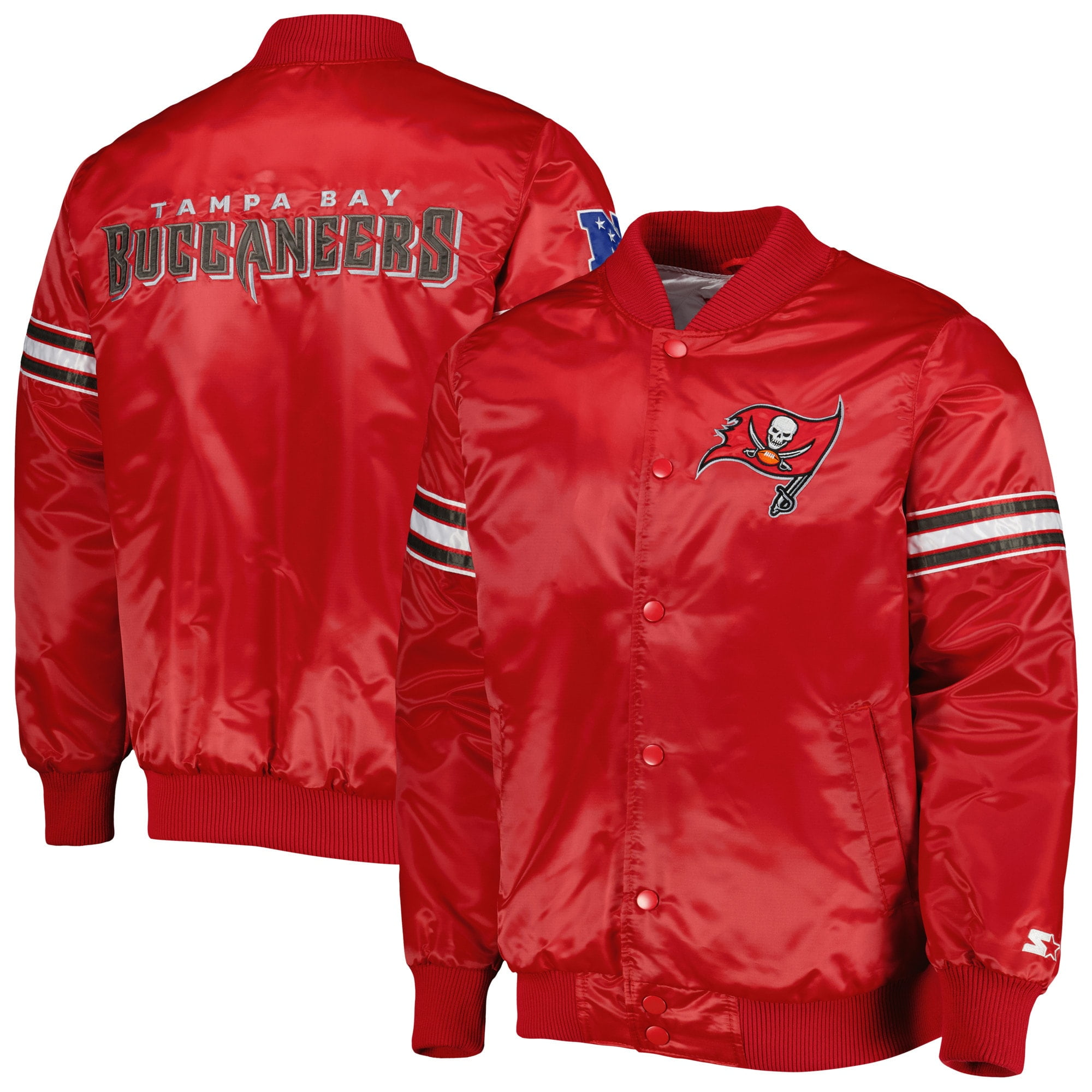 Men's Starter Red Tampa Bay Buccaneers The Pick and Roll Full-Snap ...