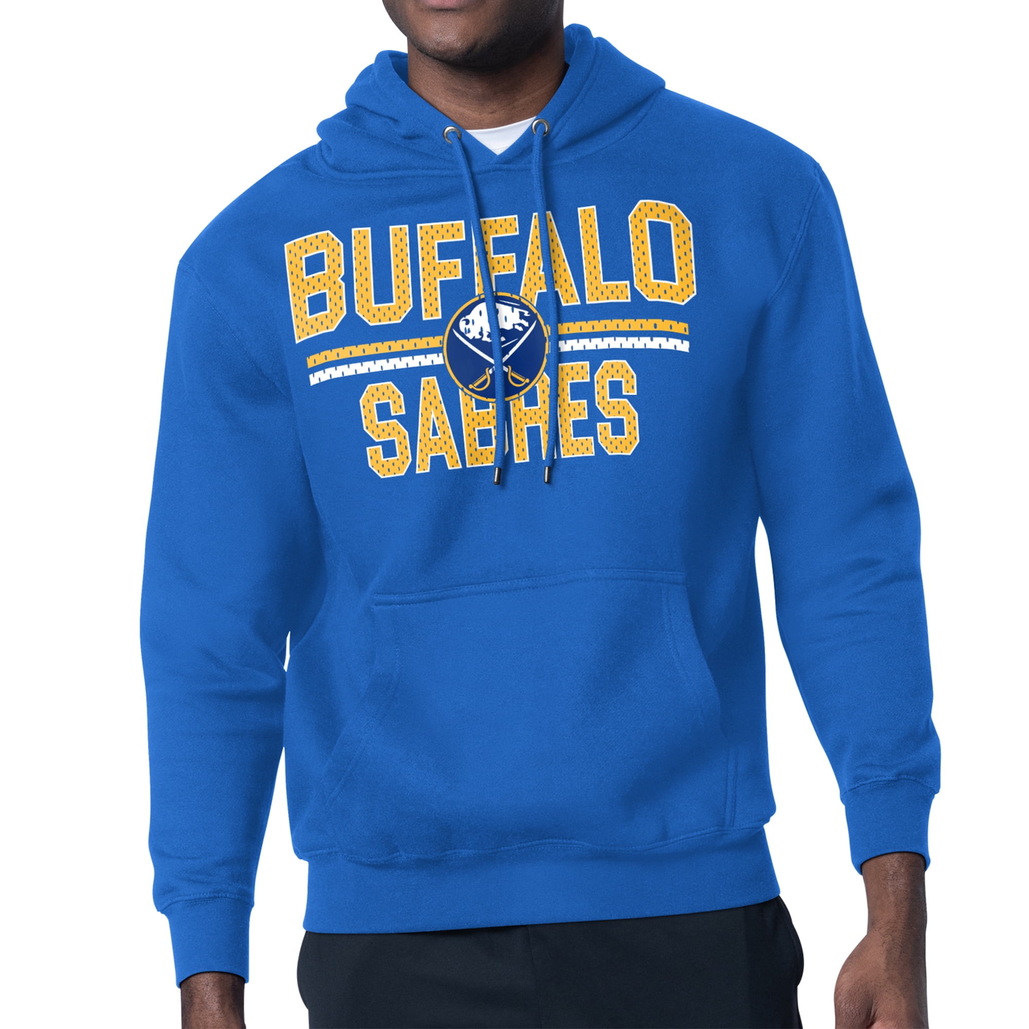 Men's Starter Royal Buffalo Sabres Mesh Look Team Name Logo Tri-Blend ...
