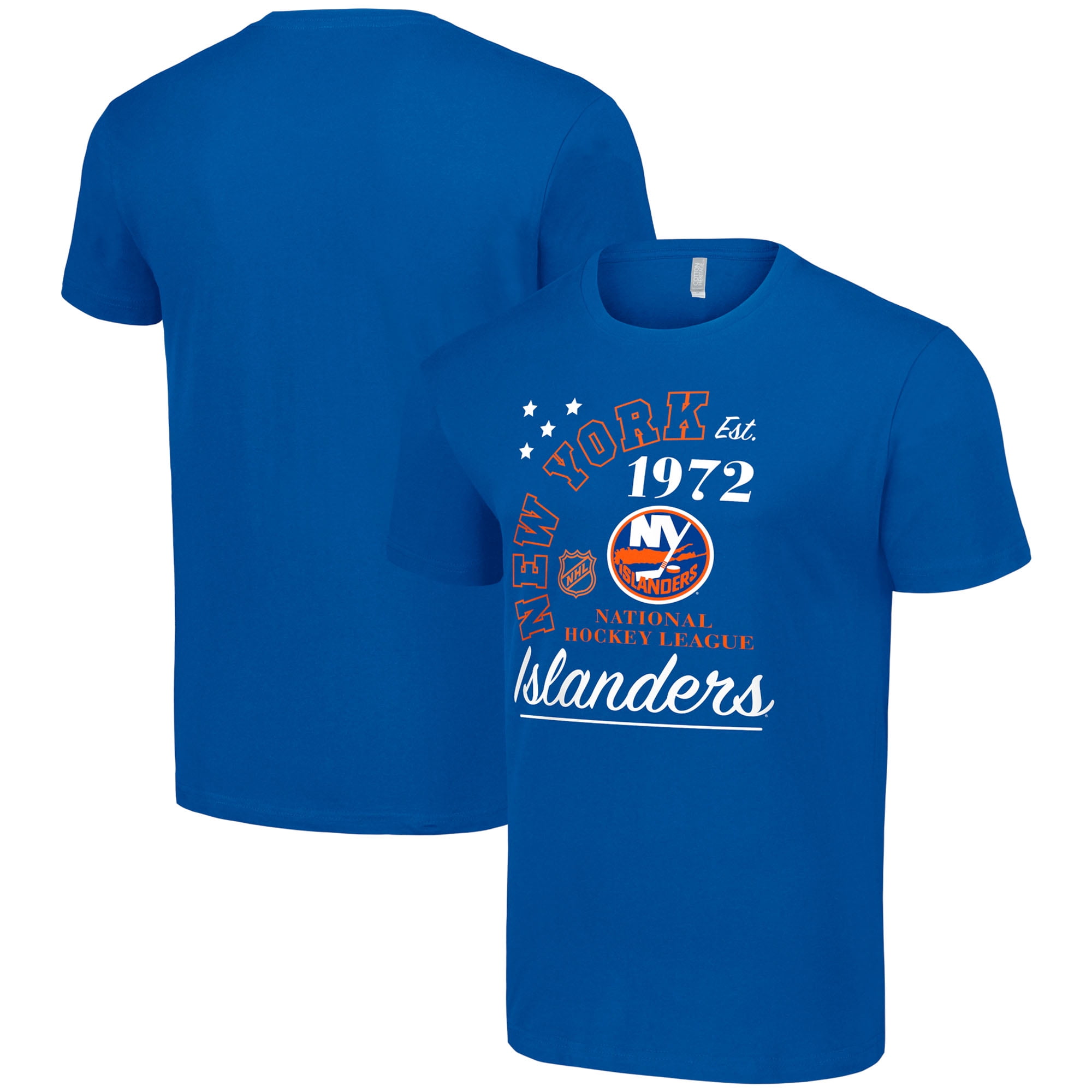 Men's Starter Royal New York Islanders Arch City Team Graphic T-Shirt ...