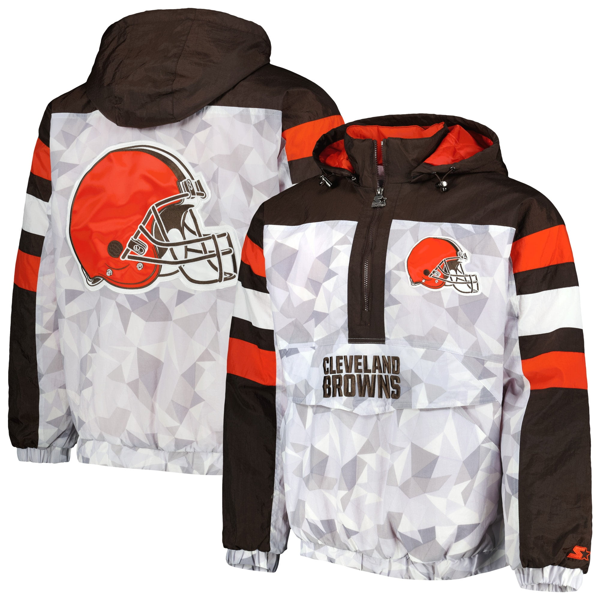 Men's Starter White/Brown Cleveland Browns Thursday Night Gridiron ...