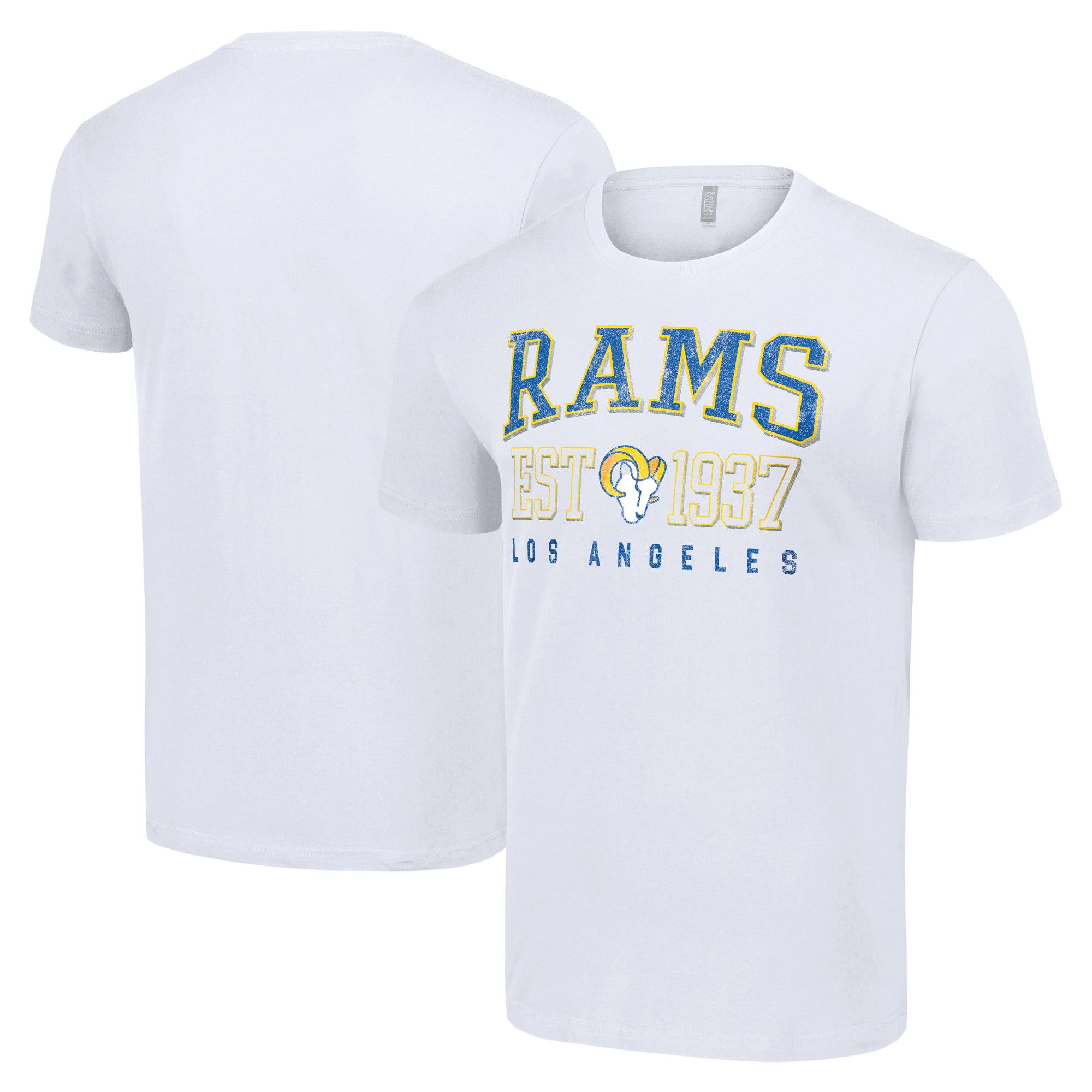 Men's Starter White Los Angeles Rams Throwback Logo T-Shirt - Walmart.com