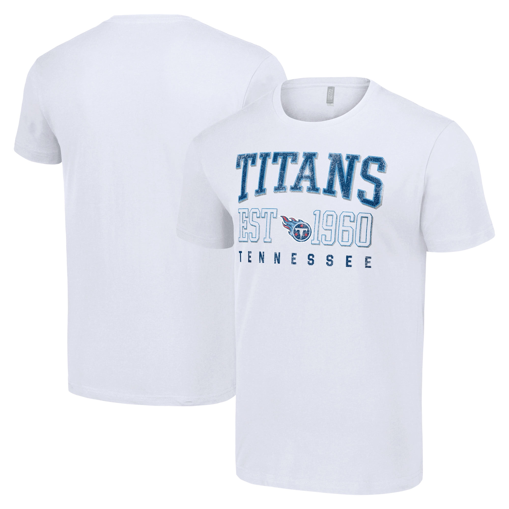 Men's Starter White Tennessee Titans Throwback Logo T-Shirt - Walmart.com