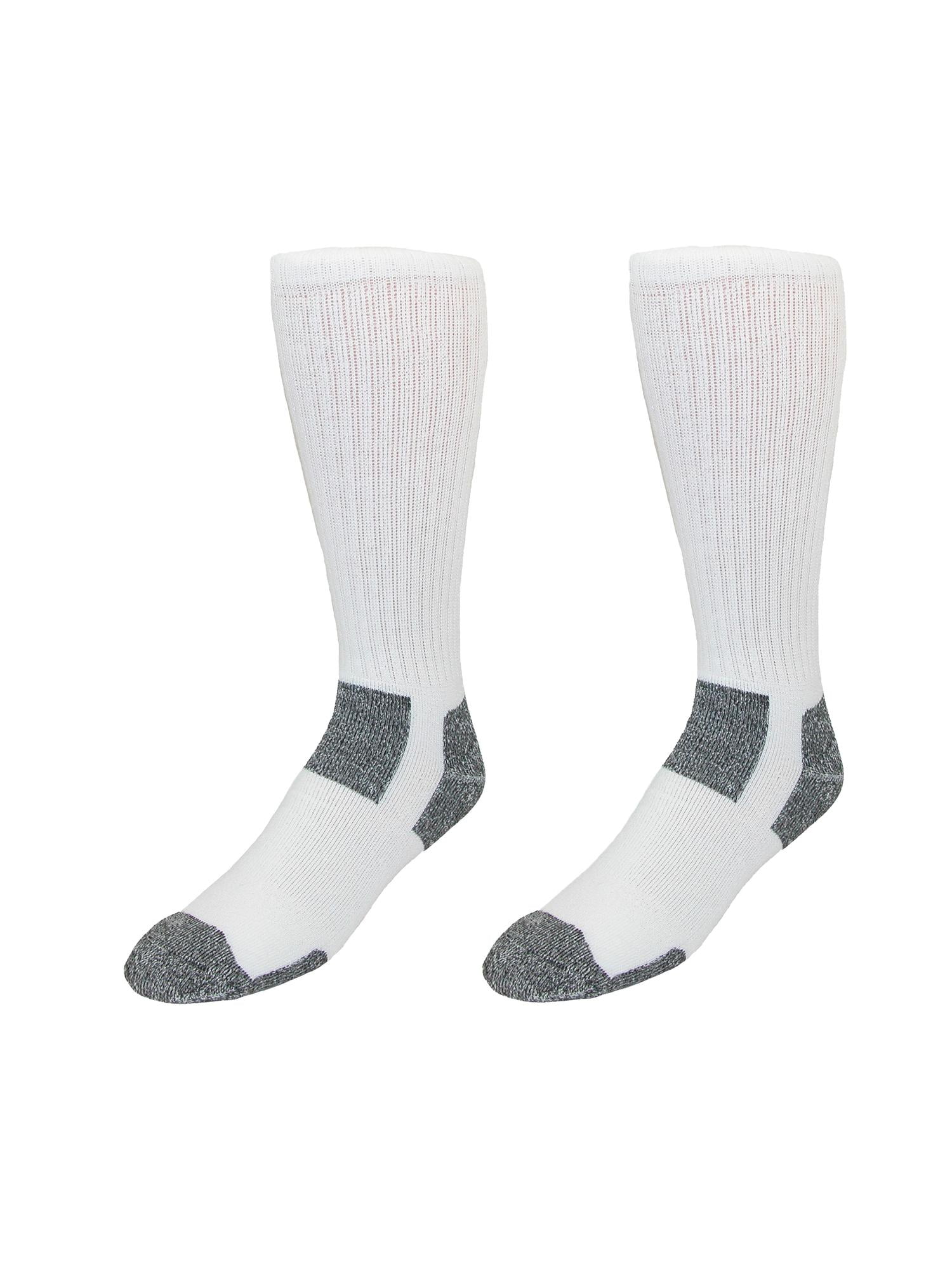 Men's Steel Toe Boot Work Socks (2 Pair Pack) - Walmart.com